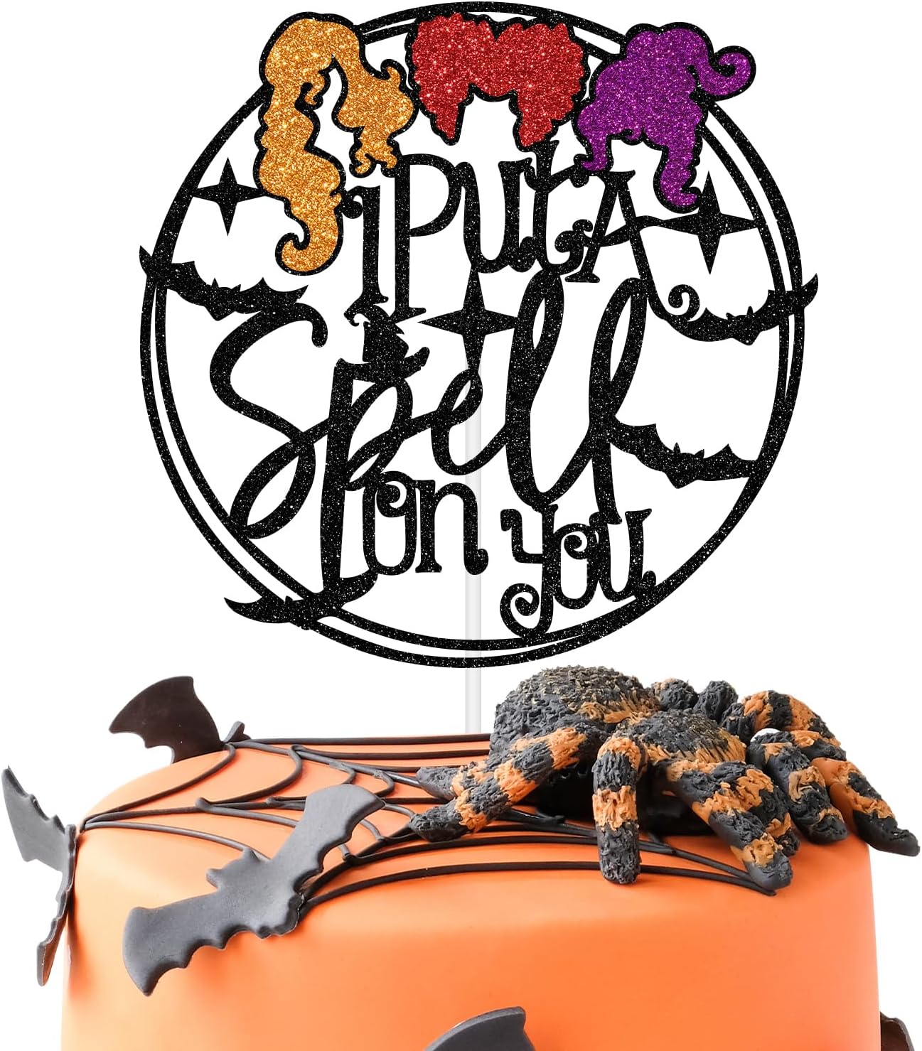 Amazon.com: I Put A Spell on You Cake Topper, Hocus Pocus Witch Hair ...