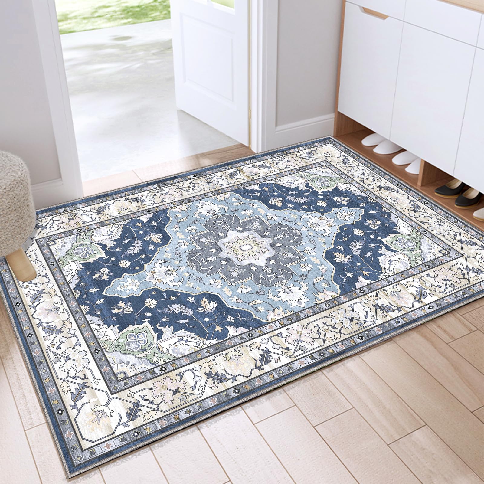 OPPODREAM Throw Rugs 2x3, Soft Small Rug 2x3, Washable Entryway Rugs ...