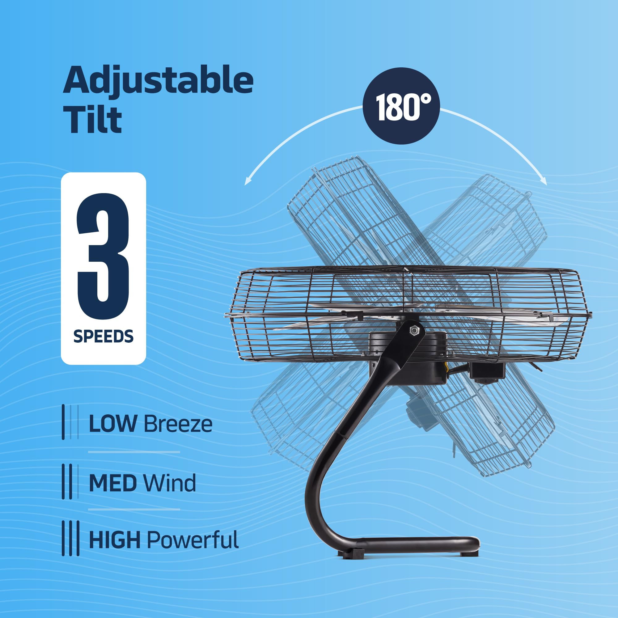 Snapklik.com : NEXAIR 3-Speed 12 In High-Velocity Heavy Duty Metal ...