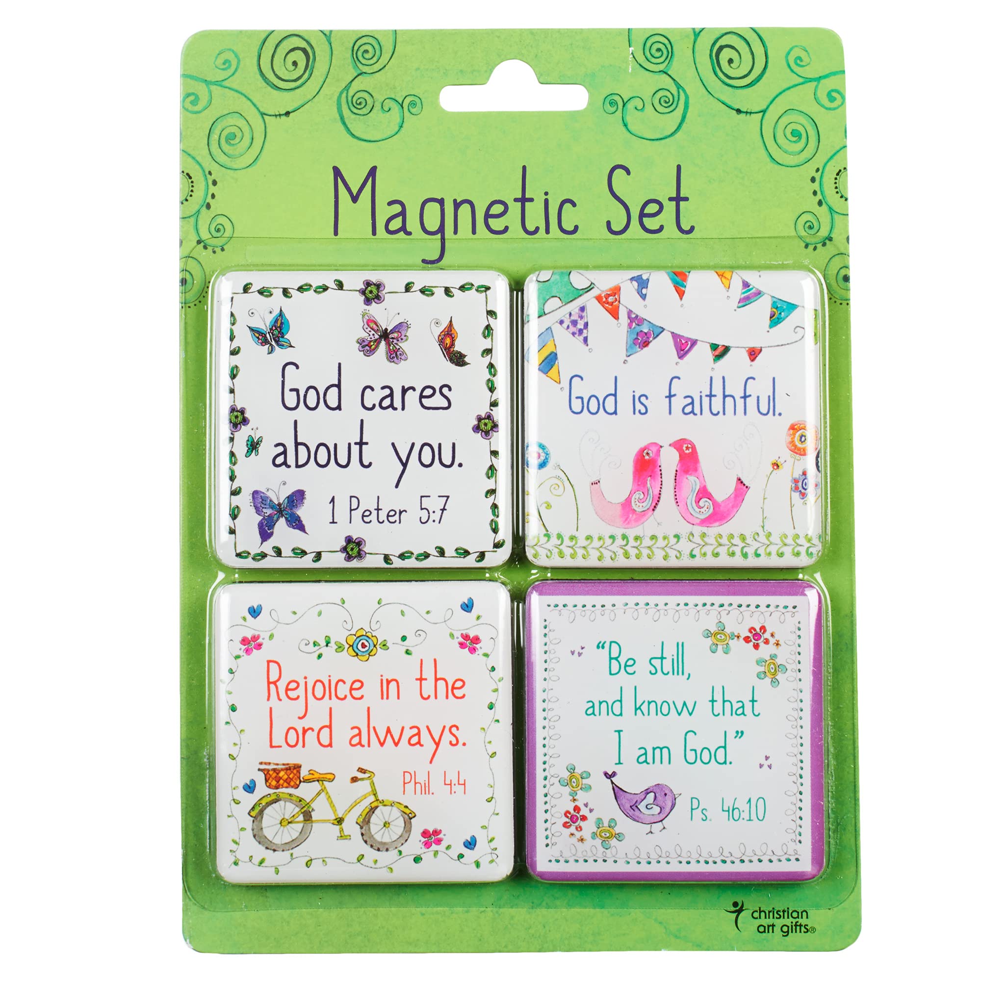 Amazon.com: Christian Art Gifts Whimsical Refrigerator Magnets with ...
