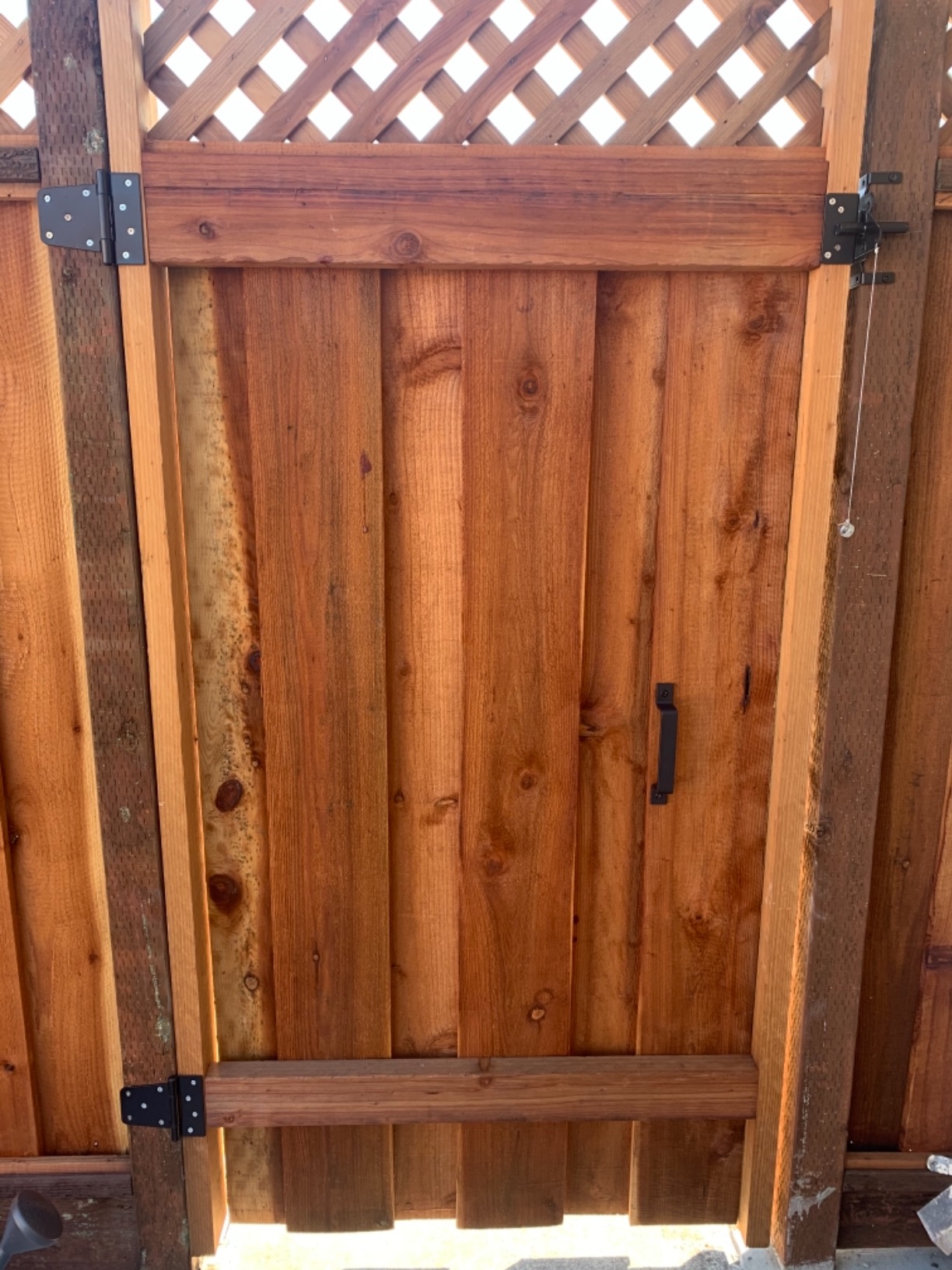 $7/mo - Finance Gate Hinges Heavy Duty Kit - Black Iron Tee Strap ...