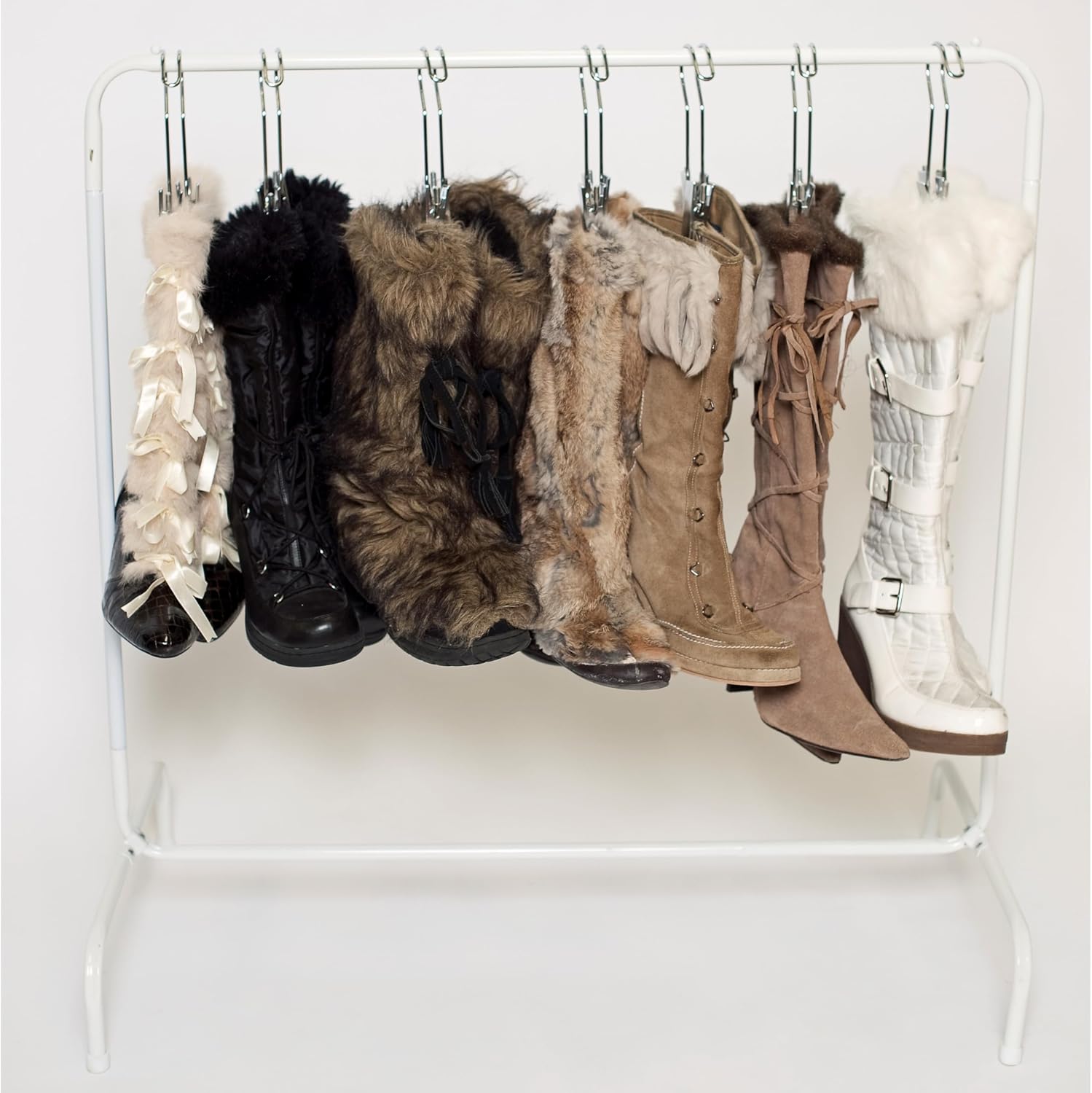 Boottique Boot Organizer: The Boot Rack with 6 Hangers - Efficient ...