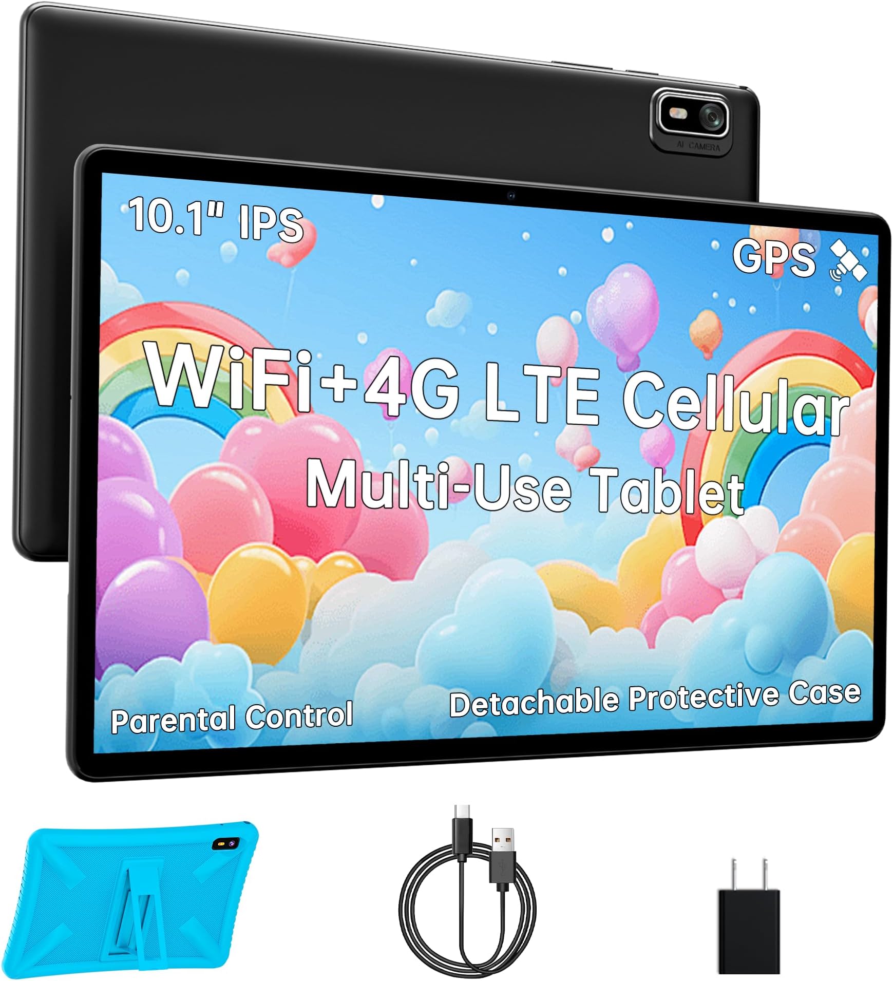 Amazon.com : HAOVM Tablet 10 inch Android 14, 4G SIM Unlocked, Kid ...