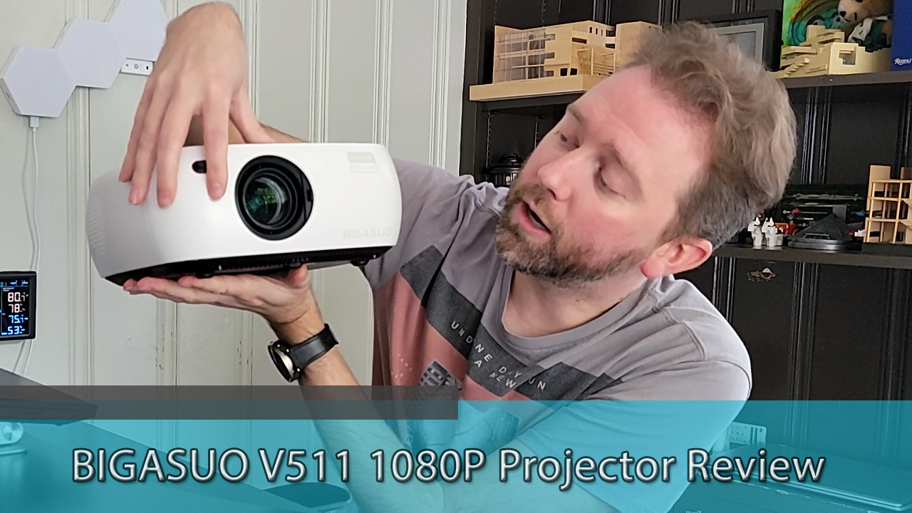 Watch BIGASUO 1080P Projector - Model V511 - Unboxing & Review on ...