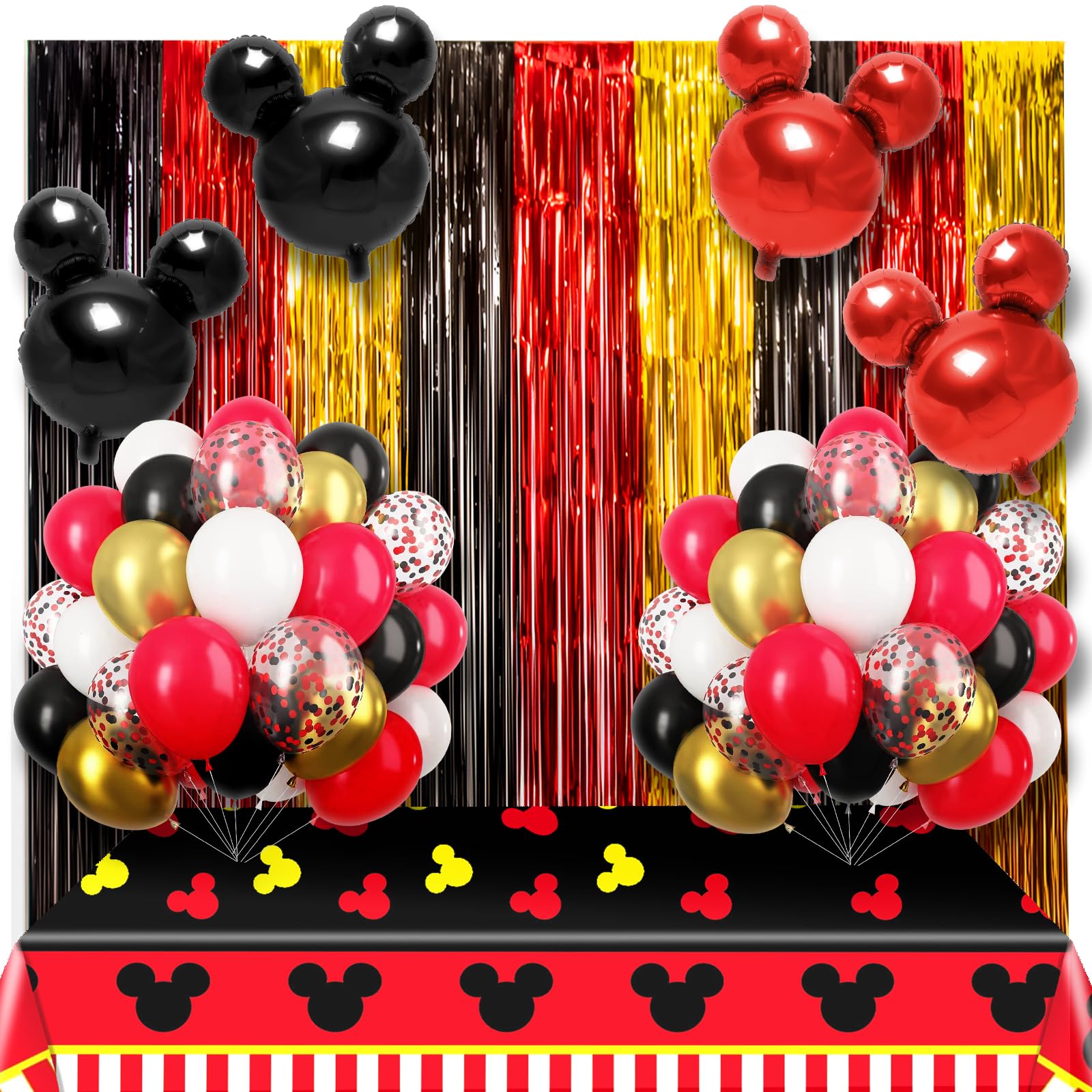 Amazon.com: Cartoon Mouse 1st Birthday Party Decorations,One Year Theme ...