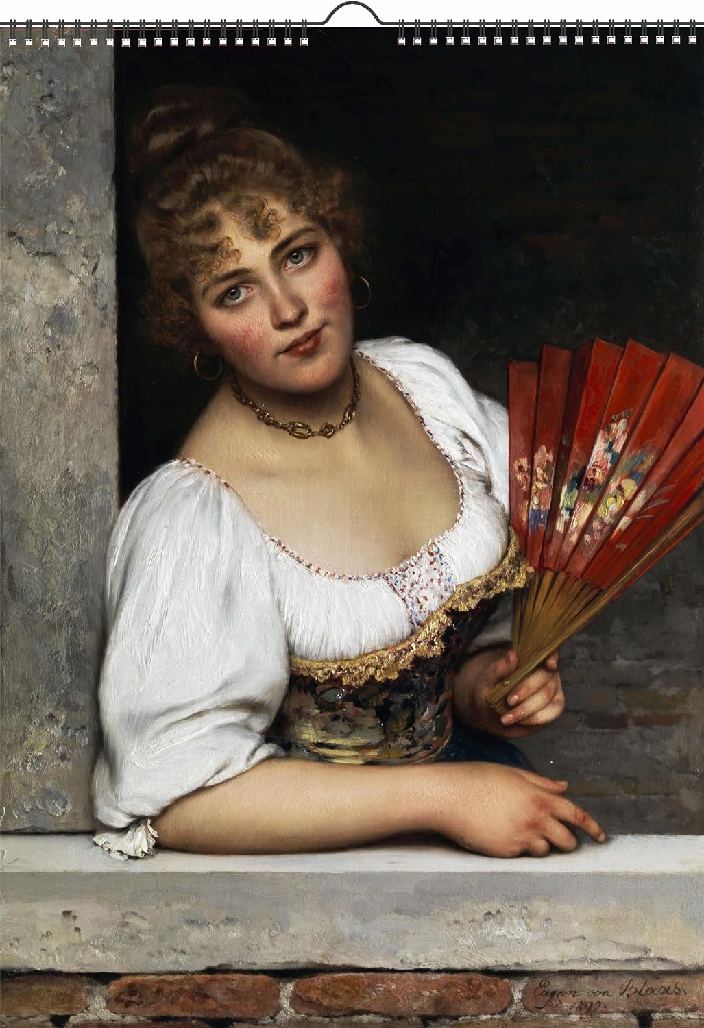 Amazon.com: Wall Calendar 2026 [12 pages 8"x12"] Vintage Lady Portraits ...