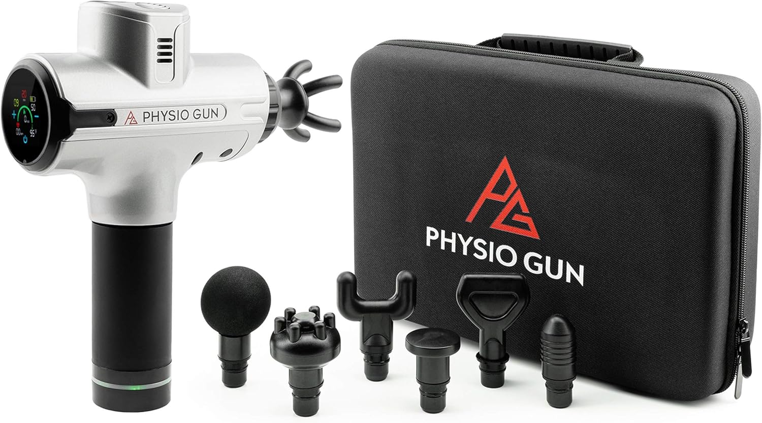 PHYSIO GUN – Deep Tissue Percussion Massage Gun with High-Tech Digital ...