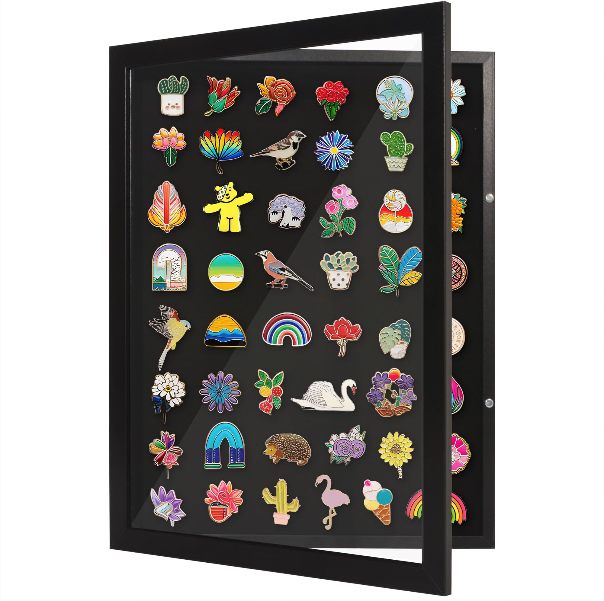 Amazon.com: DisplayGifts Collector Medal Lapel Pin Shadow Box Display ...
