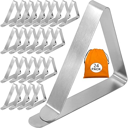 Amazon.com : 12 Pcs Picnic Tablecloth Clips for Outdoor Tables, Premium ...