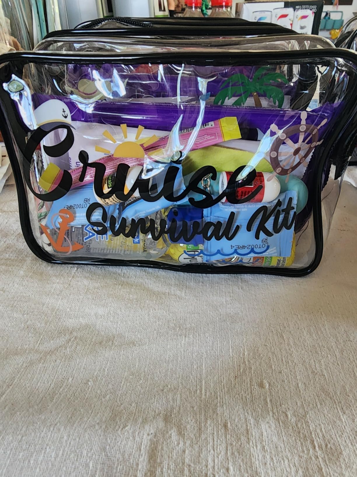 Amazon.com: Dripykiaa Cruise Ship Essentials 6Pcs Cruise Survival Kit ...