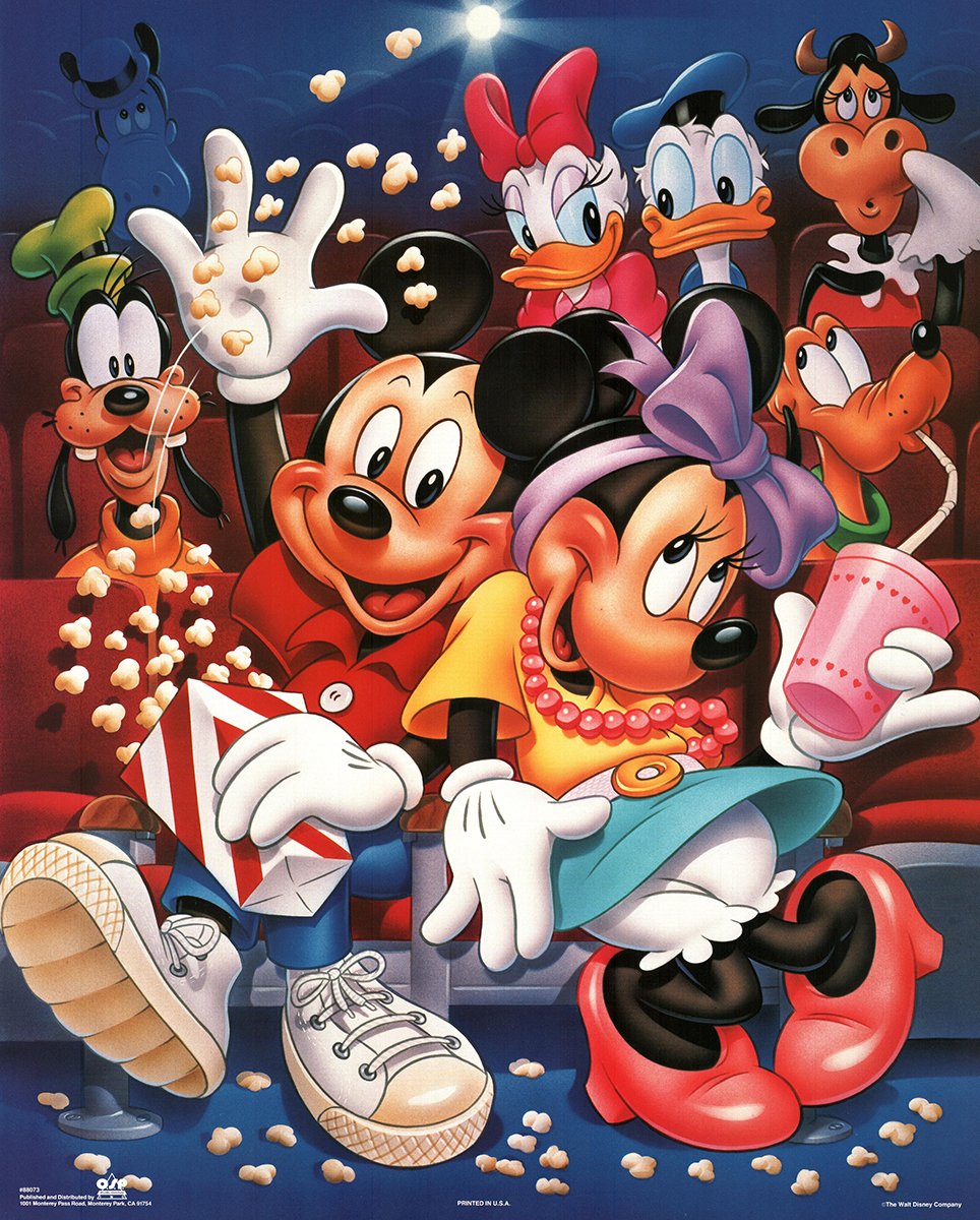 Amazon.com: OSP Disney Poster at The Movies 16x20: Posters & Prints