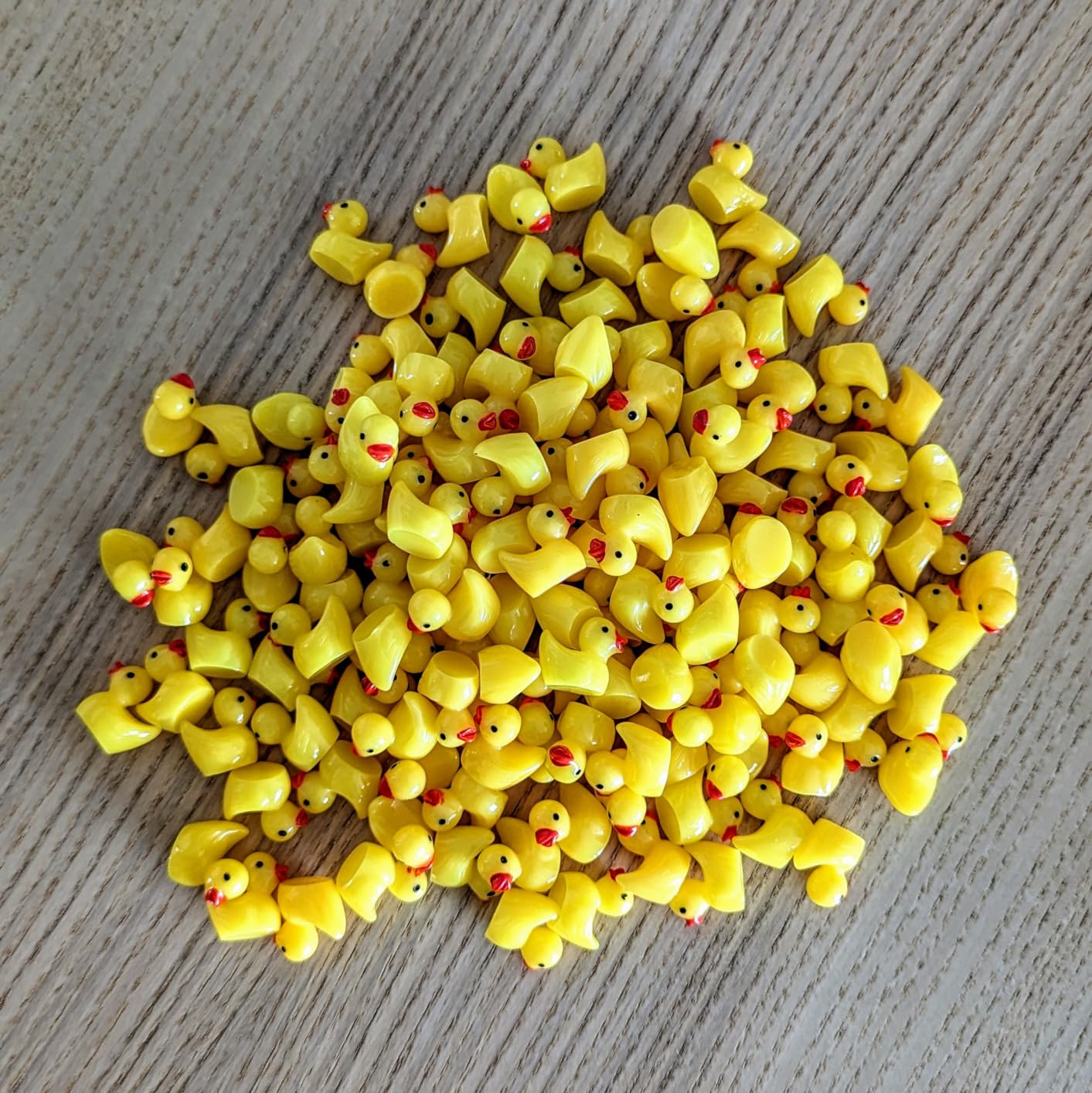 150 Pieces Mini Rubber Ducks Miniature Resin Ducks Yellow Tiny Duckies ...