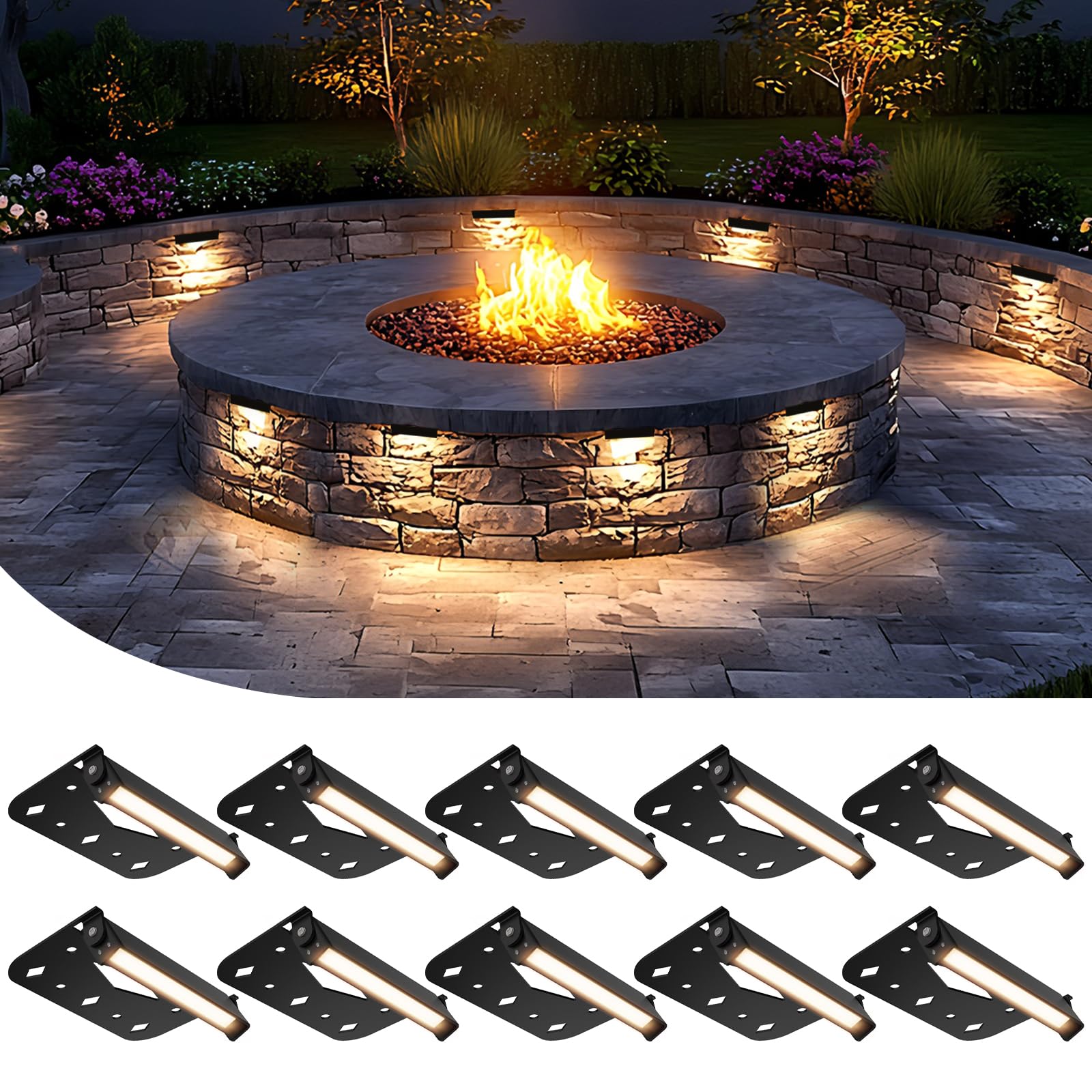 Retaining Wall Low Voltage Lights LED Hardscape Light Deck / Step