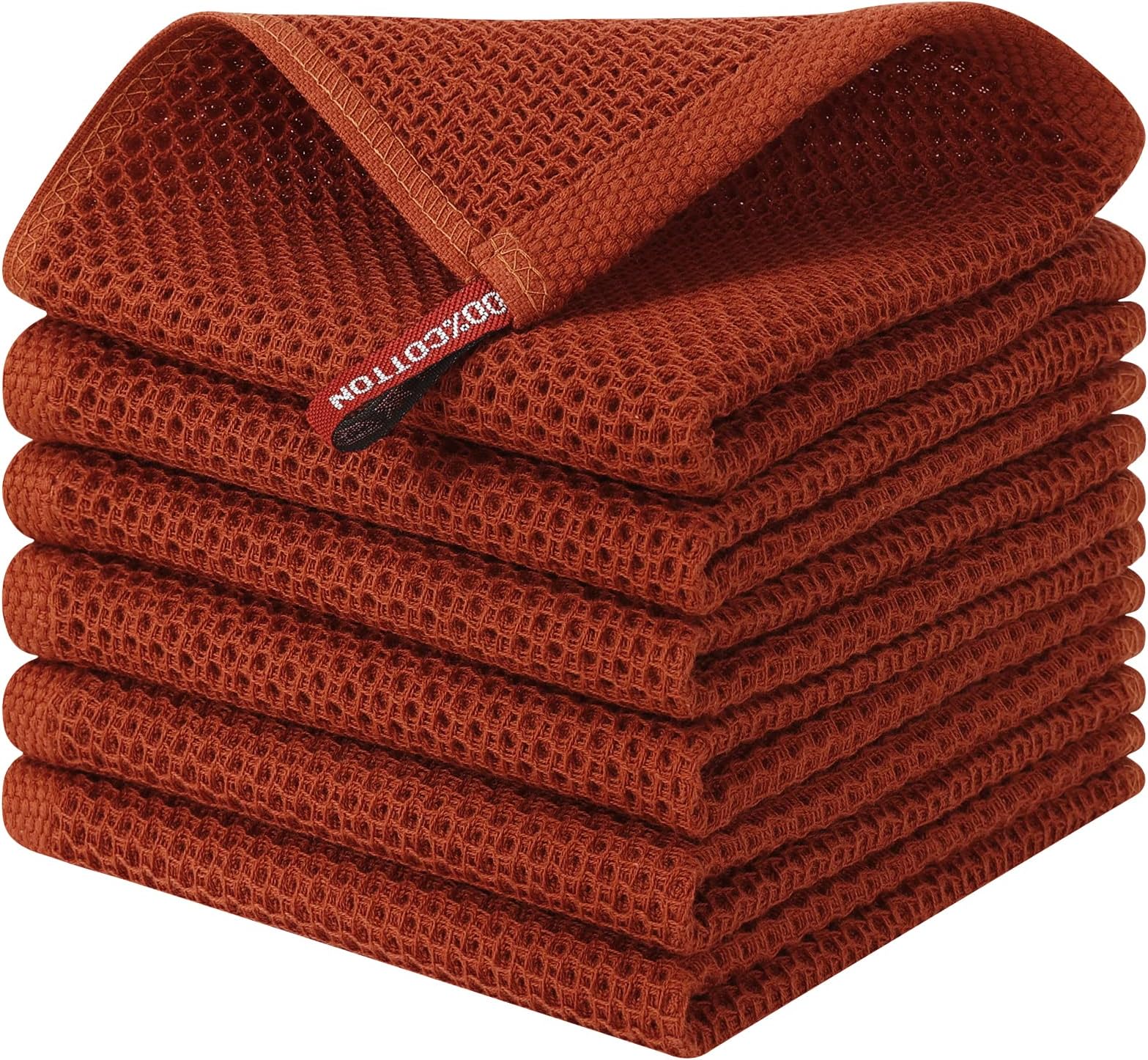 Amazon.com: Mia'sDream Natural Cotton Waffle Weave Kitchen Tidy Dish ...