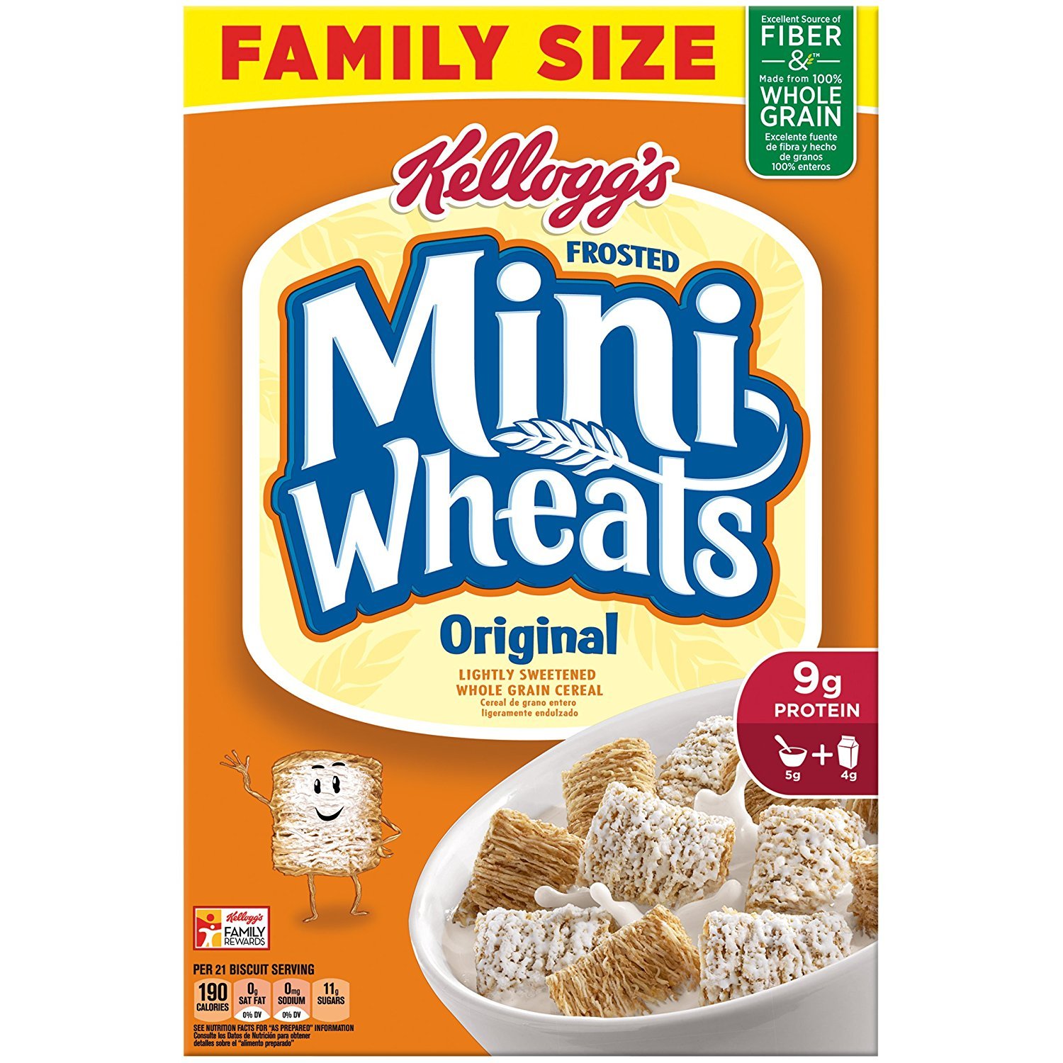 Frosted Mini-Wheats Kellogg's Frosted Mini Wheats Original 680gr ...