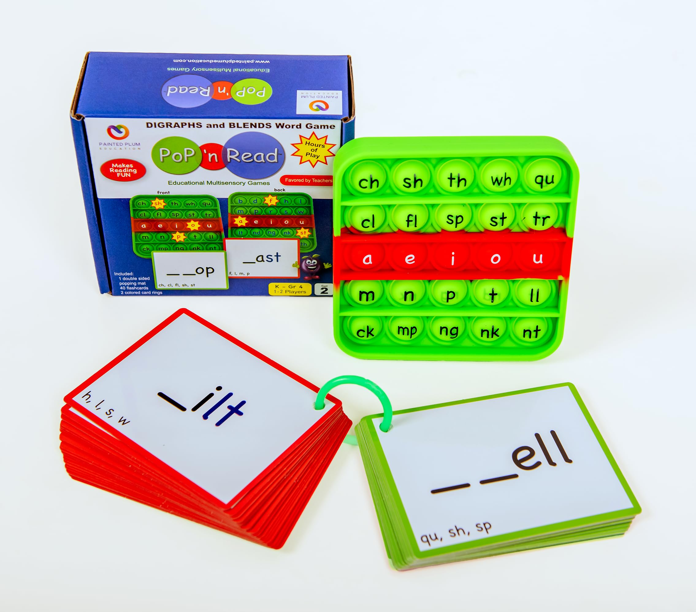 Magic E Reading Toy PoP 'n Read R-Controlled Vowels & Magic E Game Set ...