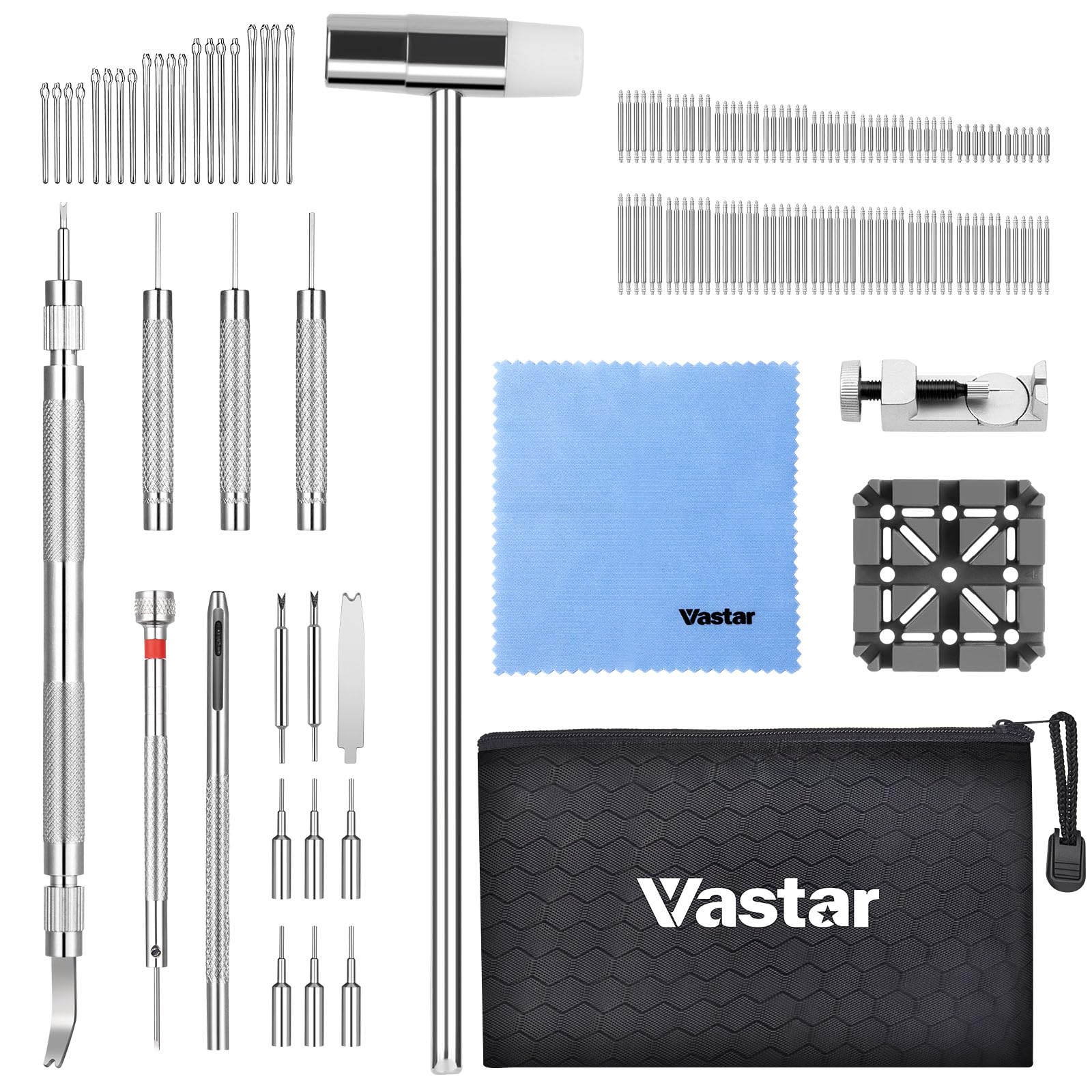 Vastar Watch Link Remove Kit, Watch Band Adjustment Tool, Watch Repair ...