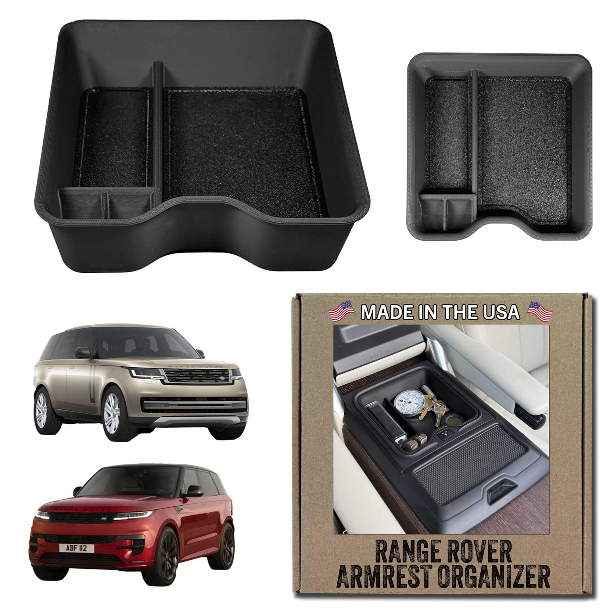 Car Armrest Organizer Center Console Organizer For Land Rover Range ...