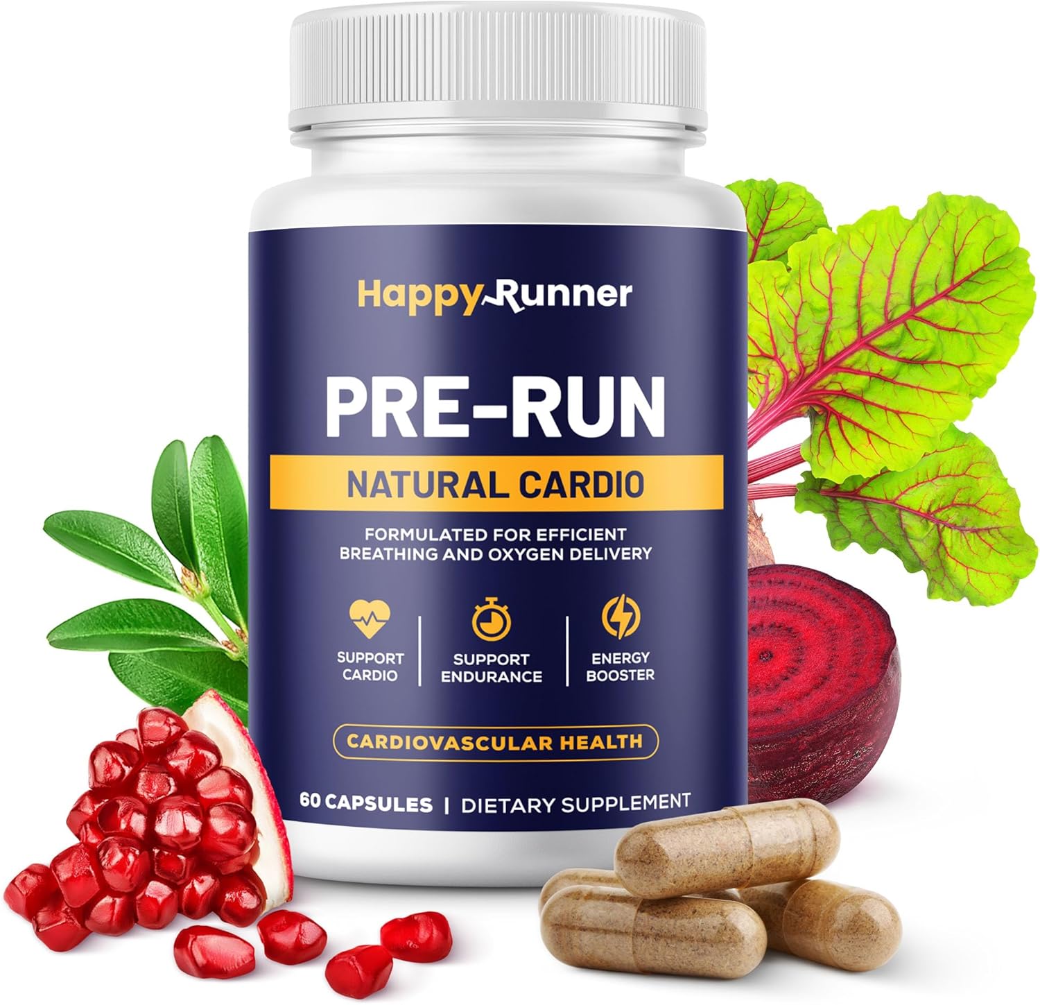 Amazon.com: Happy Runner: Pre-Run - Enhances Breathing, Improved Oxygen ...