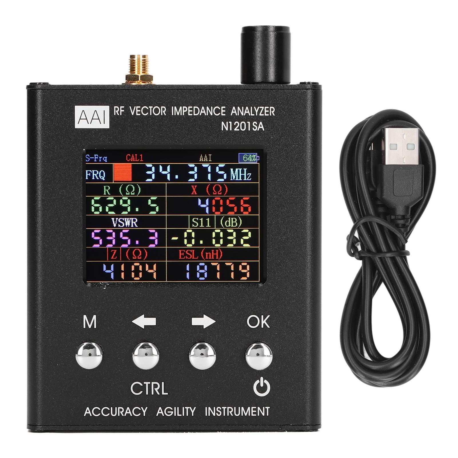 Buy Antenna Analyzer 137 5mhz‑2700mhz Ant Swr Antenna Analyzer Vector Impedance Analyzer Rf