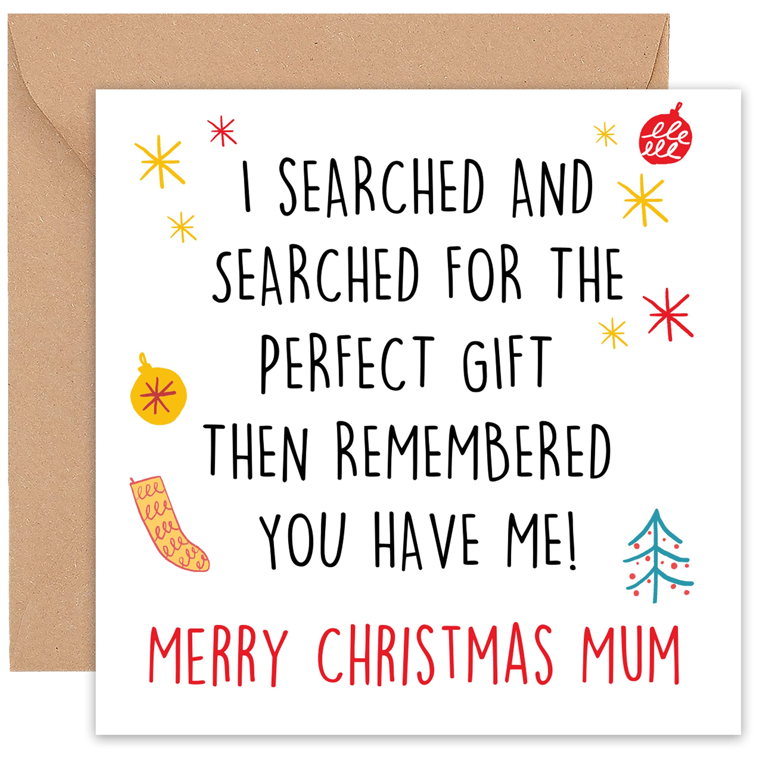 Felbridge Studio - Mum Christmas Card Funny - Family Christmas Cards ...