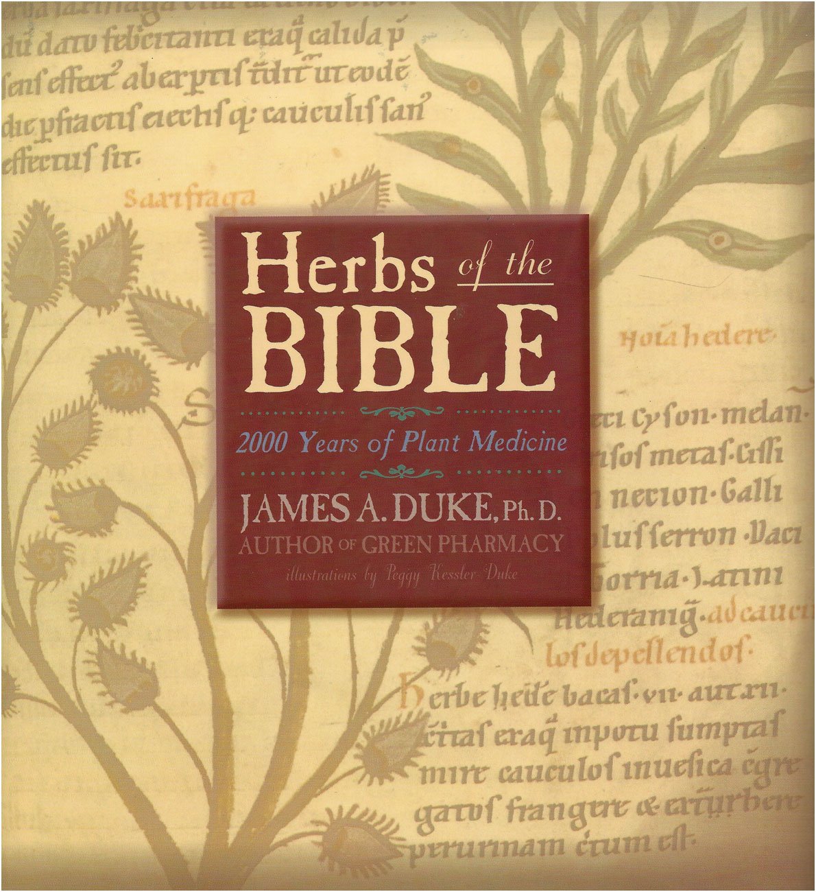 Herbs of the Bible 2000 Years of Plant Medicine: James A. Duke, Ph.D ...
