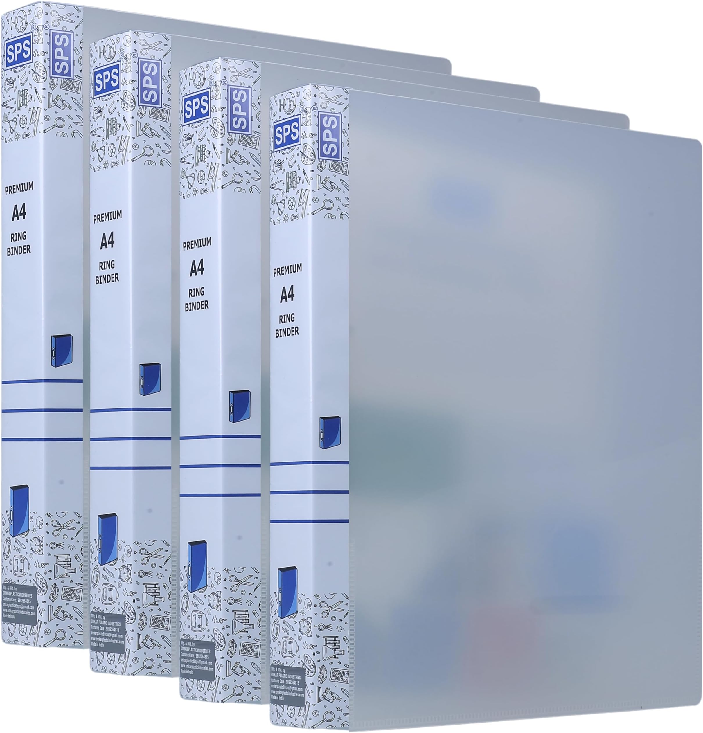 SPS A4 Size 2D Ring Binder File, Office File for Certificates and ...