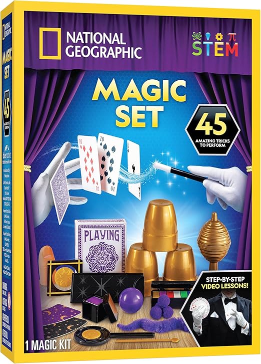 Amazon.com: National Geographic Kids Magic Set - 45 Magic Tricks for ...