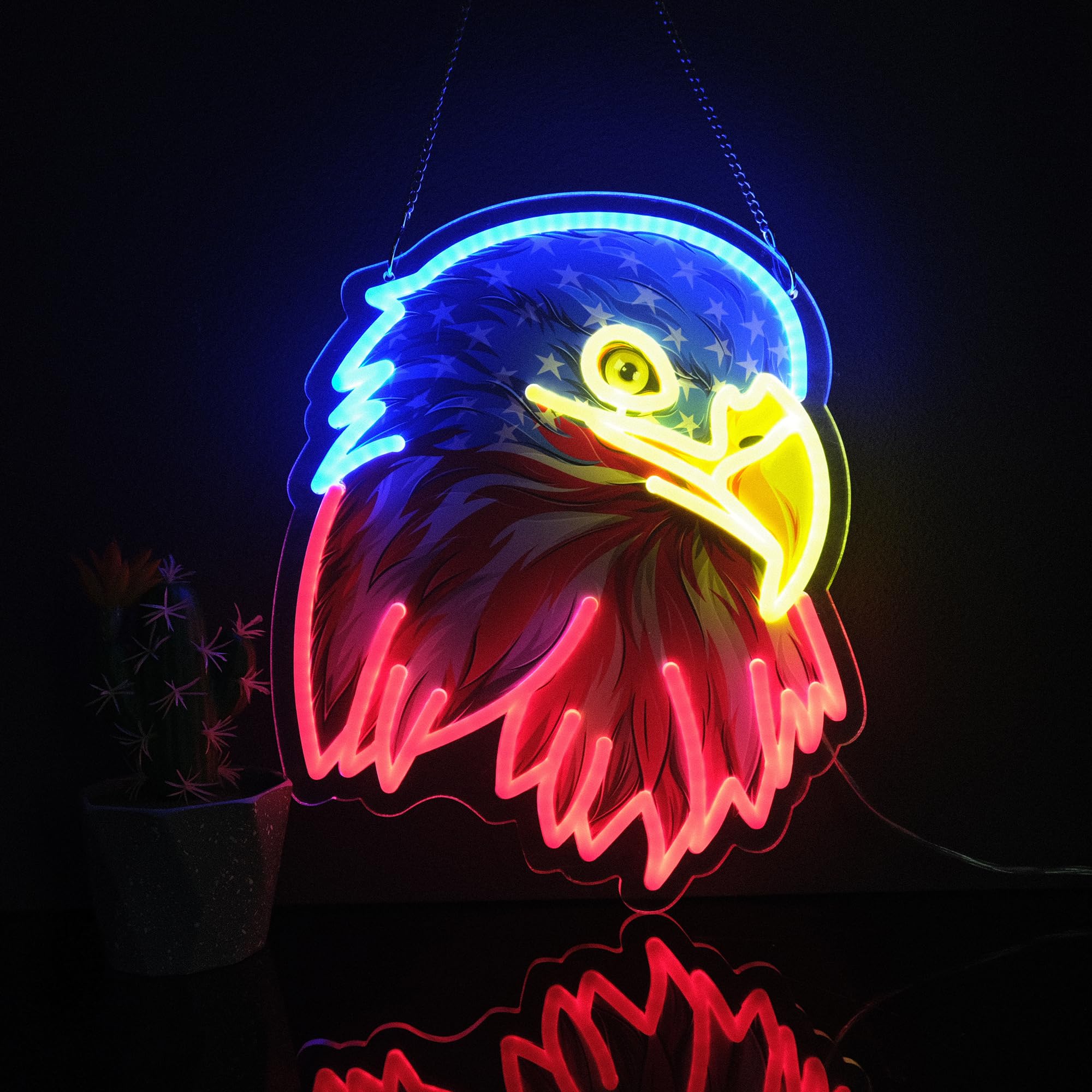 Eagle Bird Neon Digital