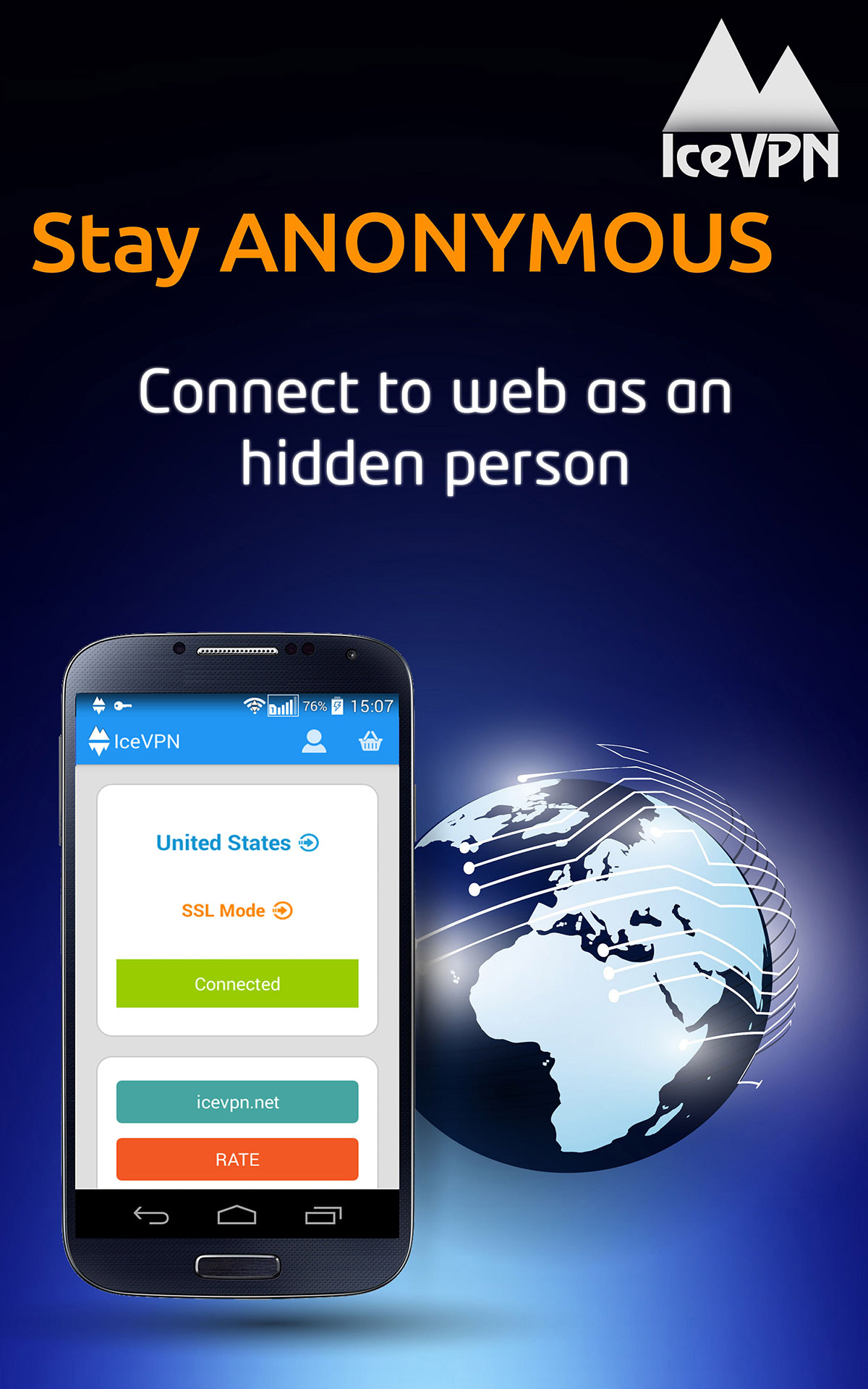 IceVPN Free VPN CLient - App on Amazon Appstore