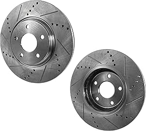 Amazon.com: SureStop Brake Disc 2-Wheel Set Compatible with Ford ...
