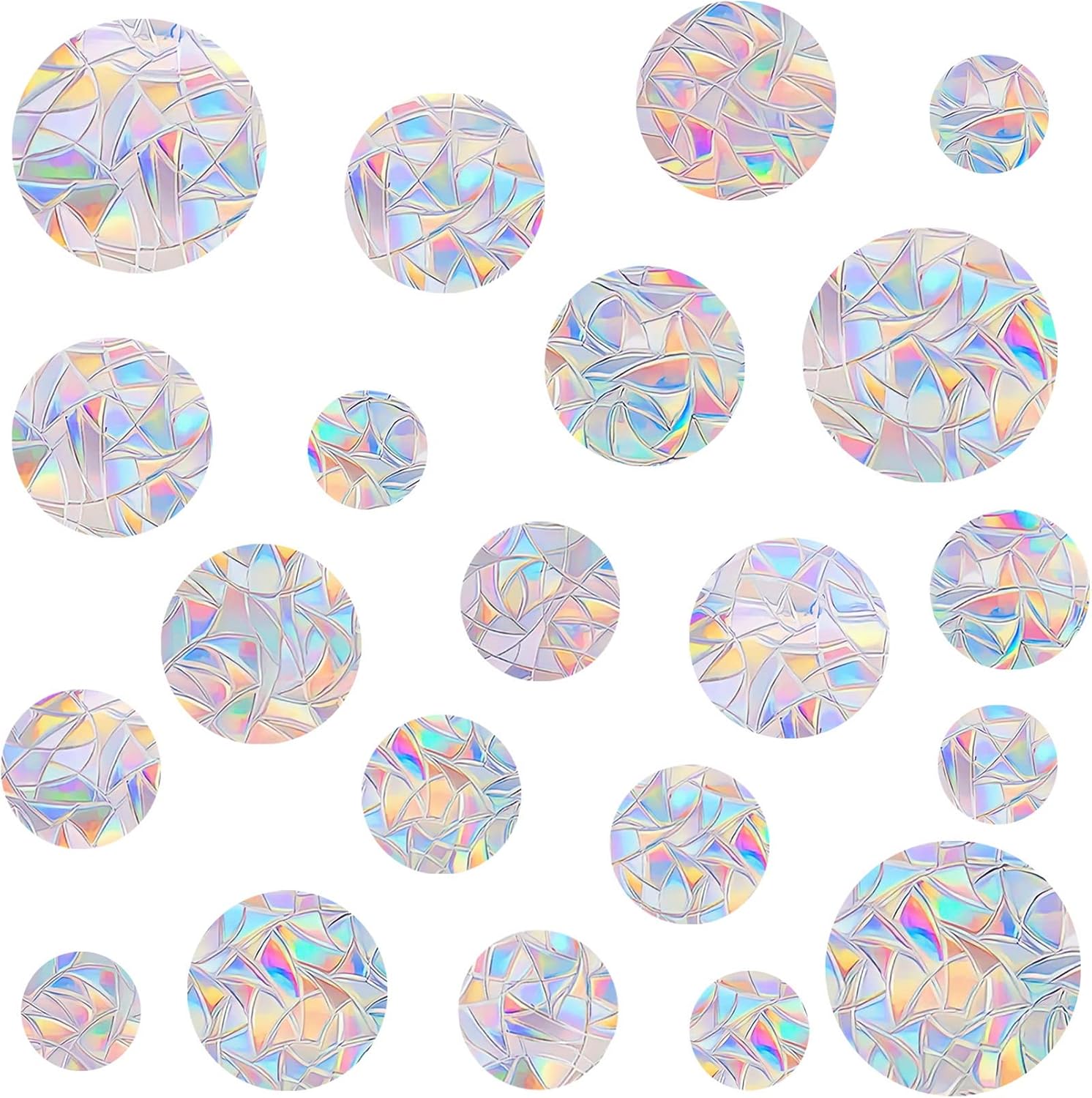 Amazon.com: 28 Pieces Circle Window Decals - Anti-Collision Clings for ...