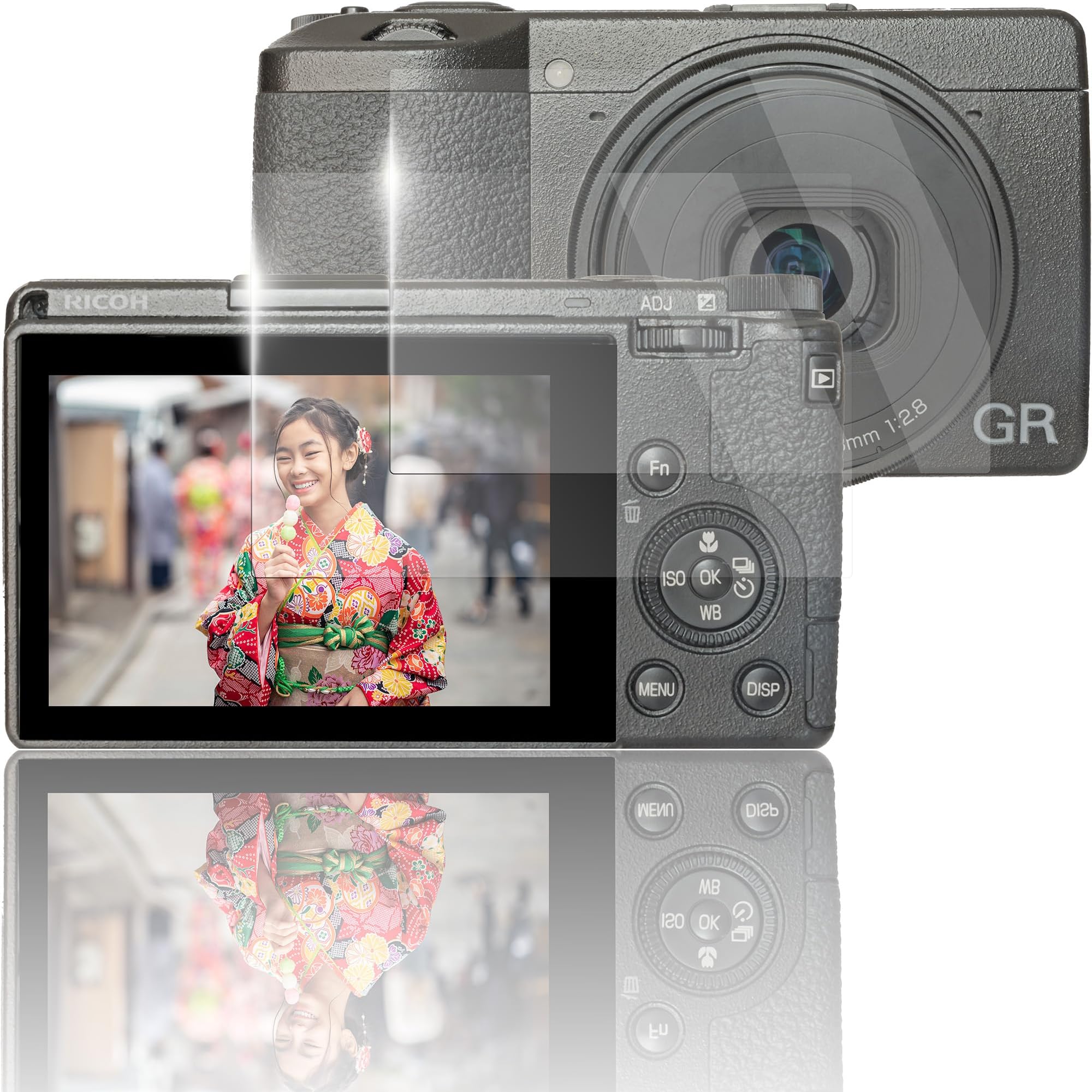 Amazon | 【2枚セット】 対応 Ricoh GR III/GR IIIX ガラスフィルム 【日本旭硝子 硬度9H】 対応 GR3 / GR3X フィルム 強化ガラス 液晶 保護フィルム ...