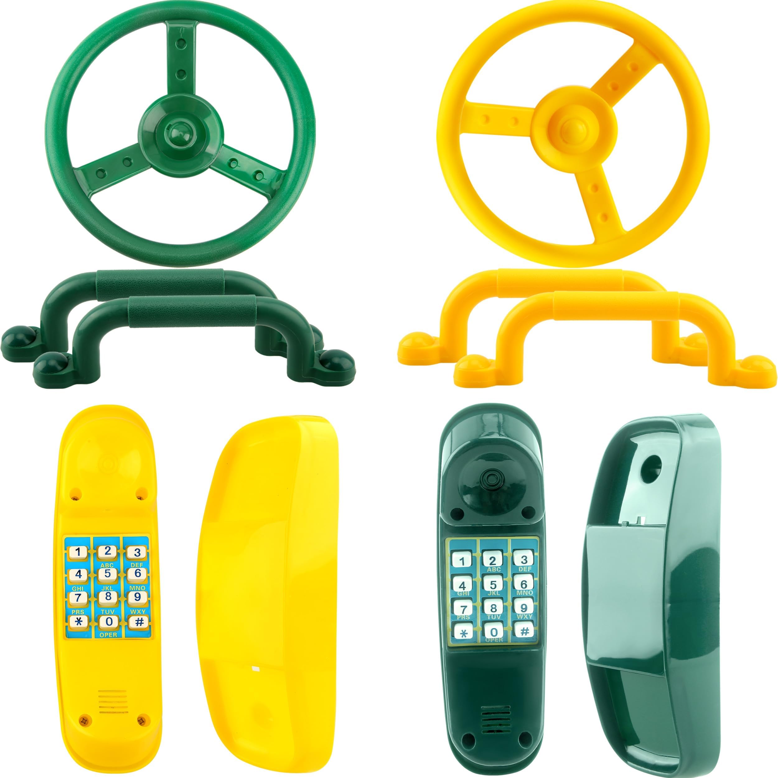 Amazon.com: 8 Pcs Playground Accessories Swingset Steering Wheel Safety ...