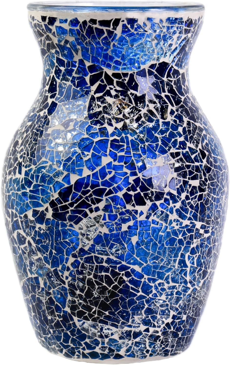 Amazon.com: ZHIPINHUI 8" H Blue Mosaic Vase.Exquisite Craftsmanship ...