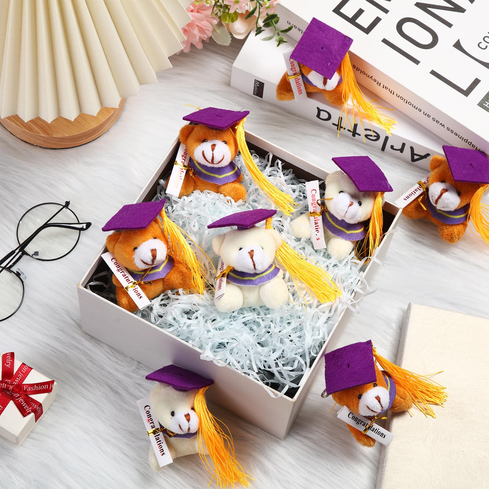 Snapklik.com : Libima 32 Pcs Mini Graduation Bear Bulk Graduation ...