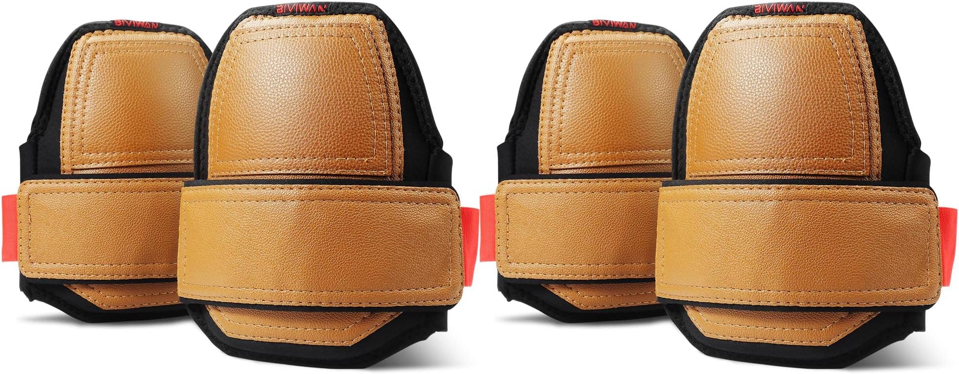 Kraft Tool WL088 1-Inch Thick Felt Leather Knee Pads - Work Wear ...