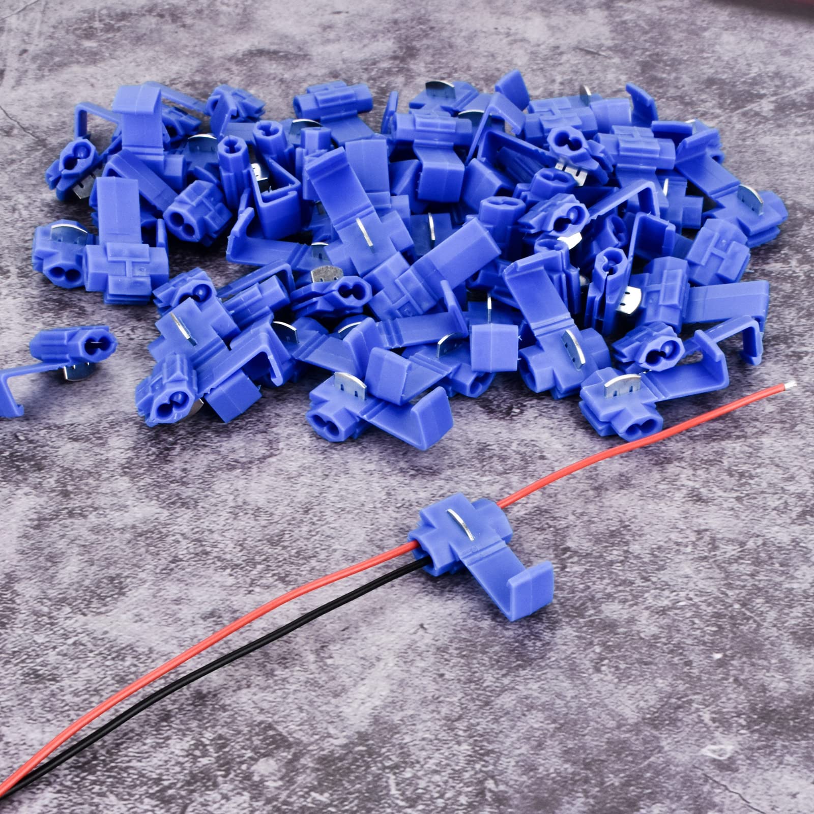 Snapklik.com : 60Pcs Solderless Quick Splice Wire Connectors 18-14 AWG ...