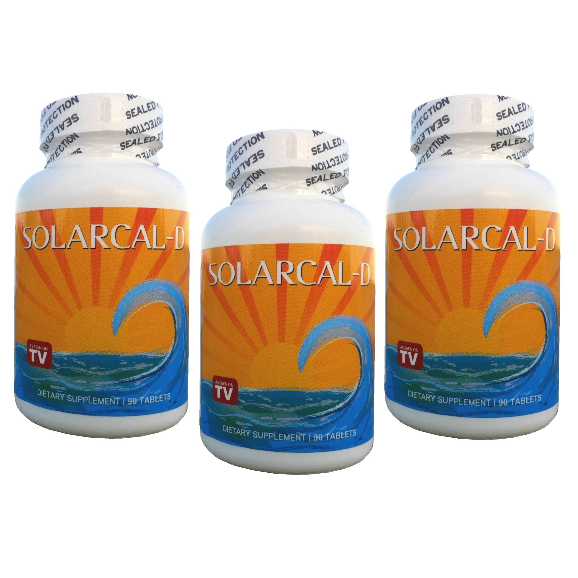 Amazon.com: SolarCal-D Marine Calcium Plus Vitamin D (3 Bottles, 90 ...