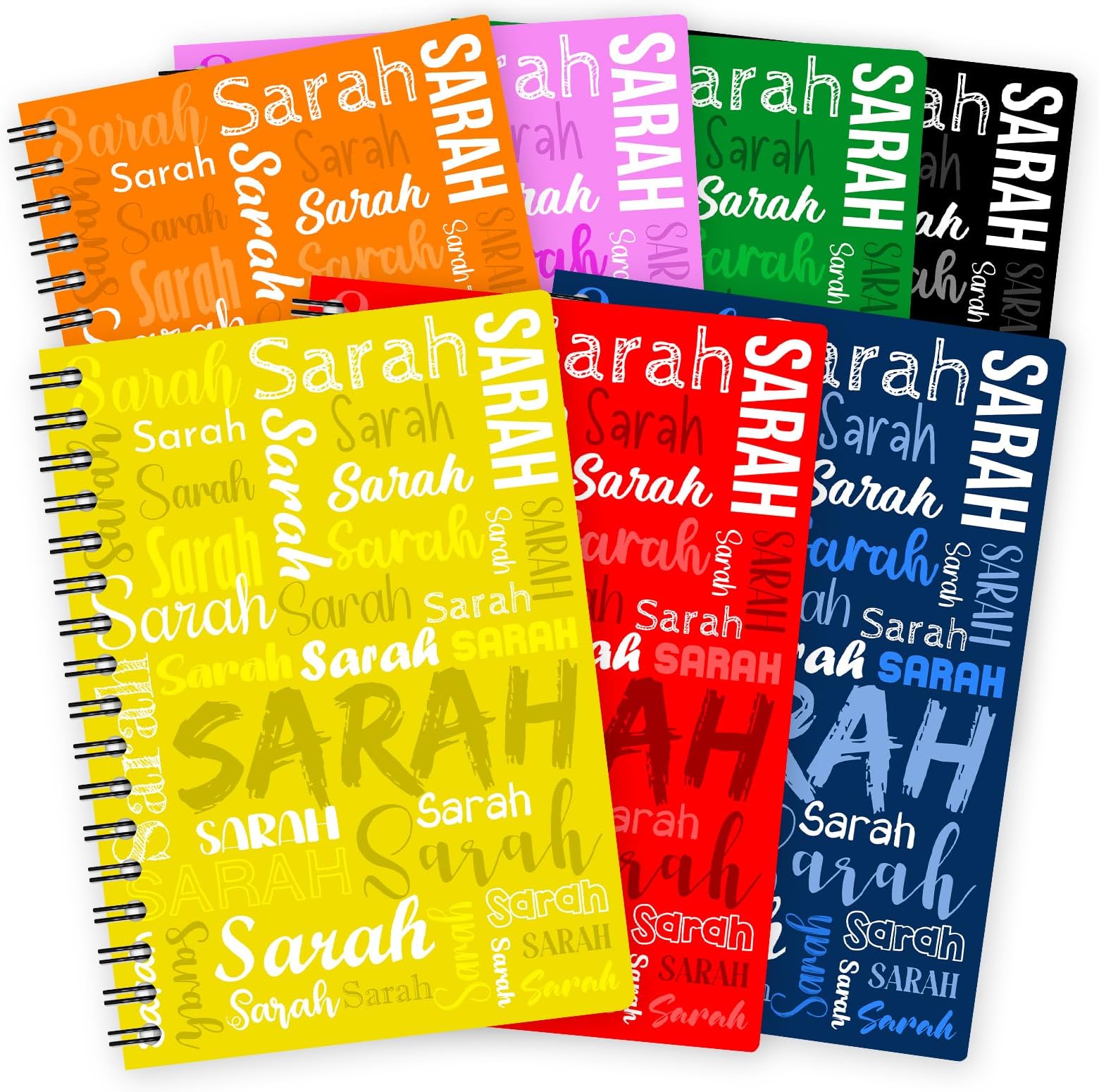 Amazon.com : Hikppy Custom Notebook Personalized Spiral Notebook with ...