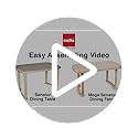Cello Senator Plastic Dining Table (Matte Brown) : Amazon.in: Home ...