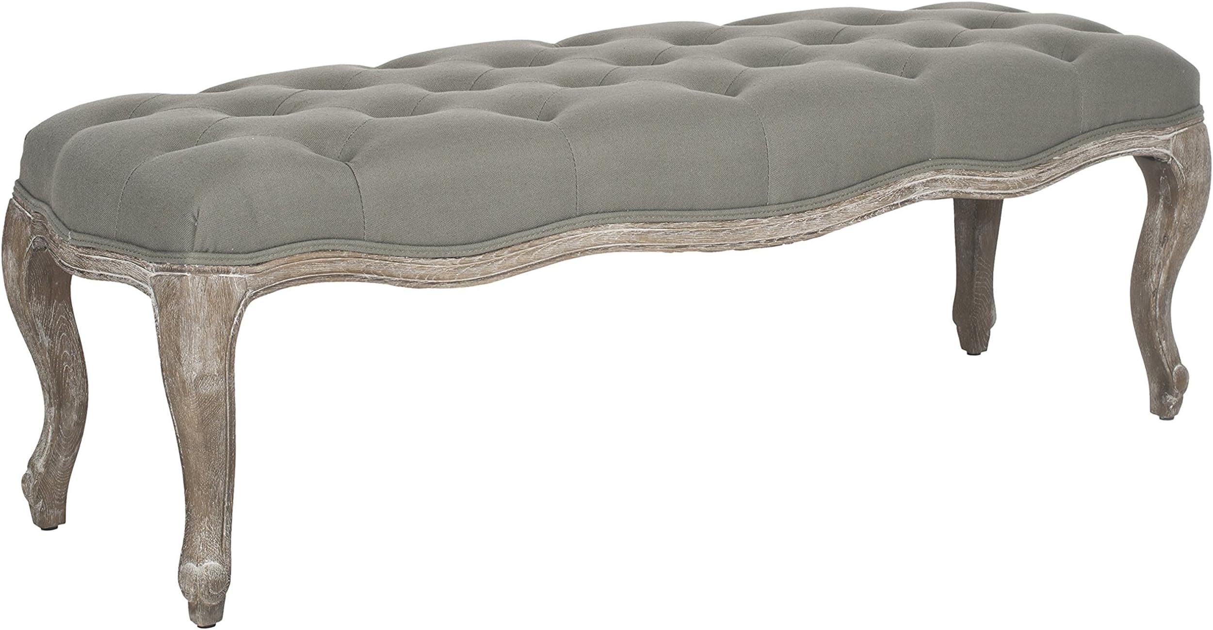 Amazon.com - Jofran Upholstered Bench in Brown - Table Benches