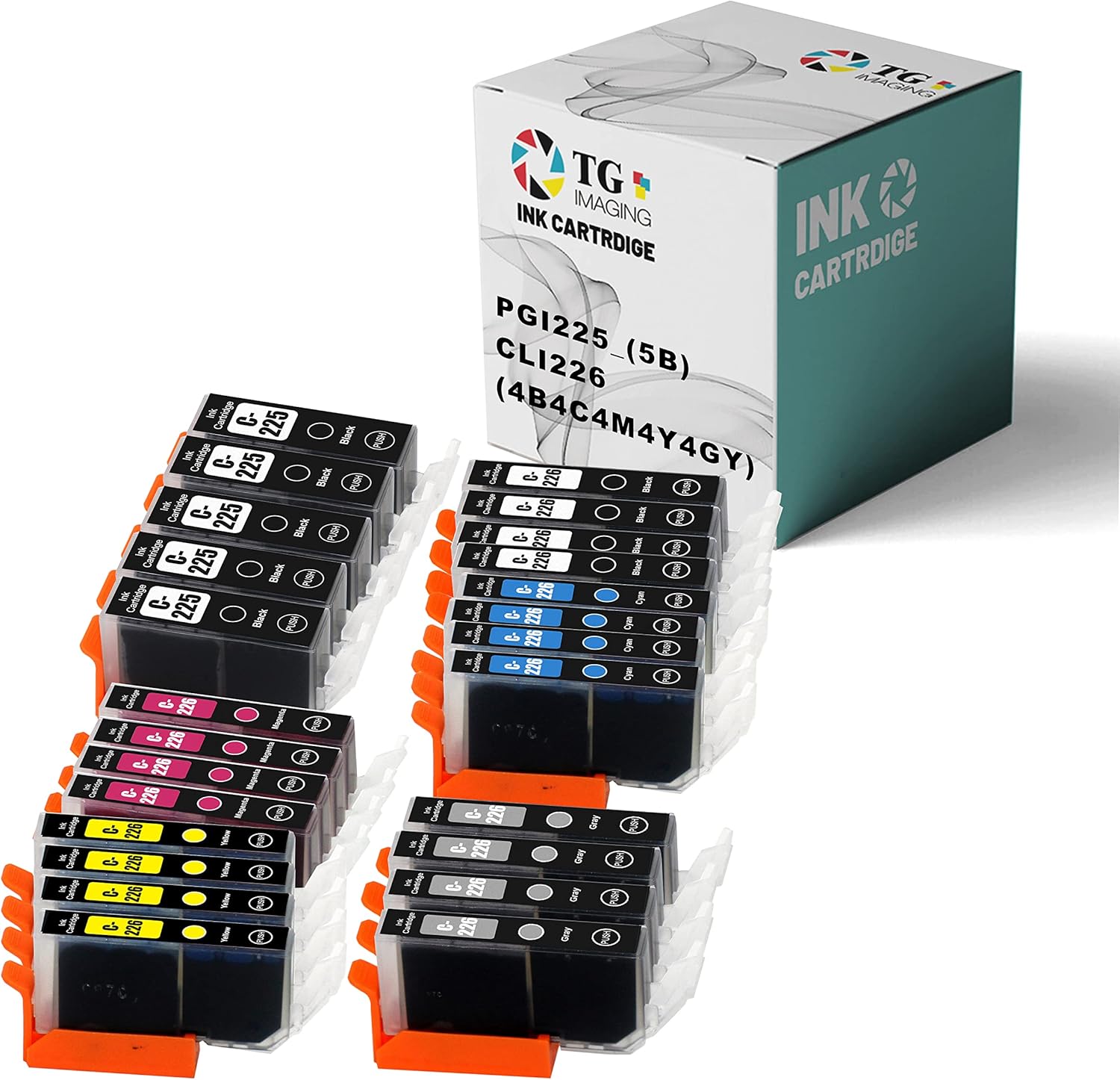 Amazon.com: TG Imaging Compatible 225|226 Ink Cartridge Replacement for ...