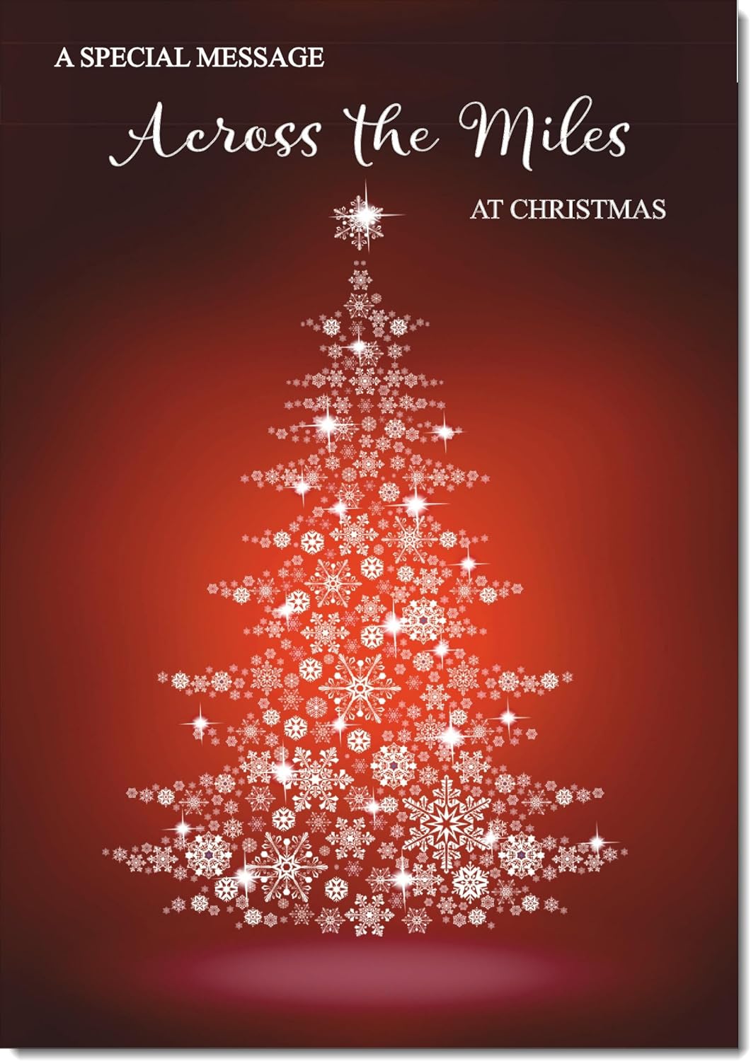 doodlecards Across The Miles Christmas Card Snowflake Christmas Tree ...