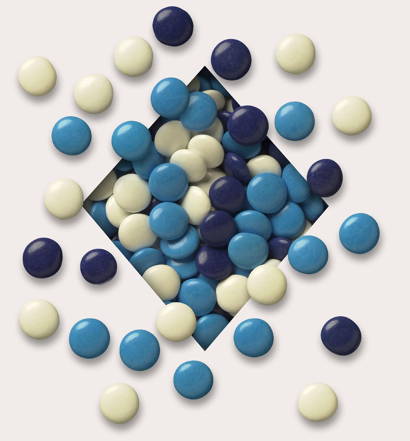 Amazon.com: Koppers Colorwheel Mint Lentils, Navy Blue, Mid Blue, White ...