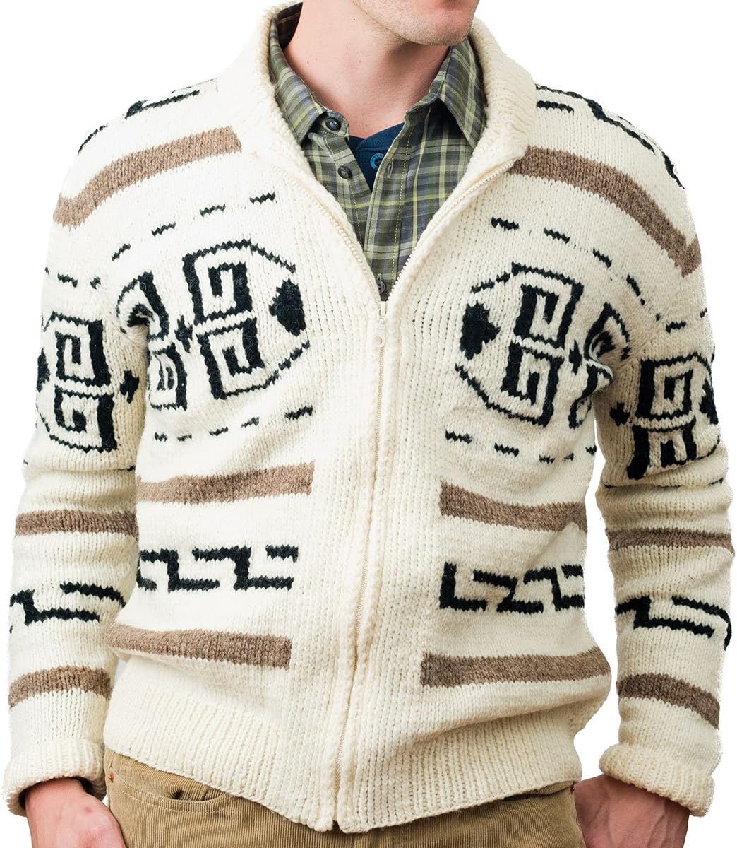 Amazon.com: Camp Kitschy Knits Big Lebowski Dude Sweater 4XL White ...