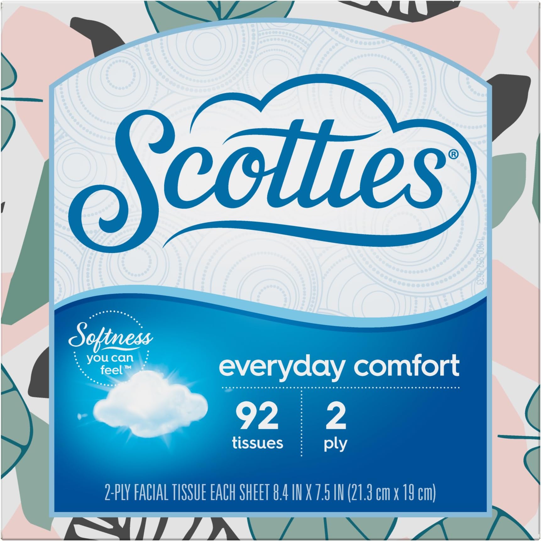 Amazon.com: Scotties 2-Ply Facial Tissue, 160 Sheets per Box - 1 pk ...