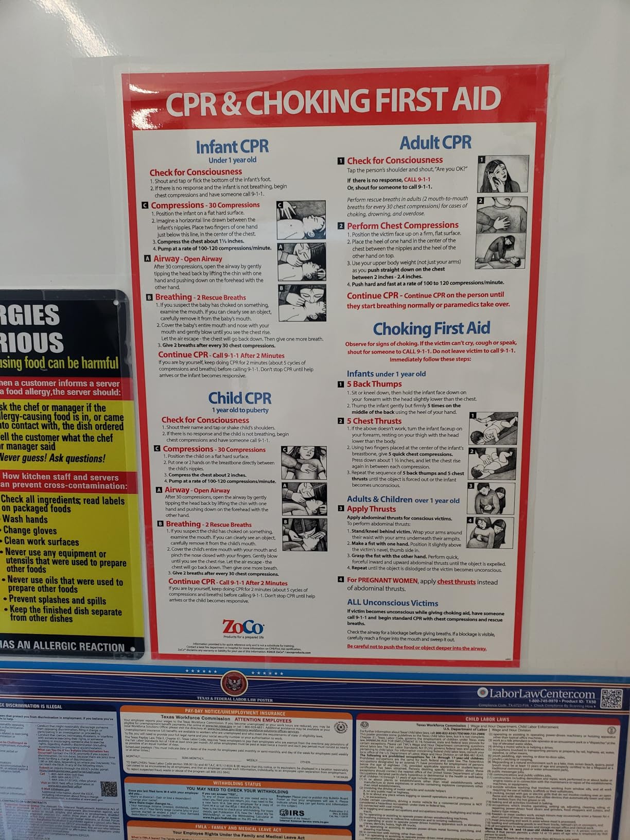 $3/mo - Finance ZOCO – CPR and Choking Poster – Heimlich Maneuver ...