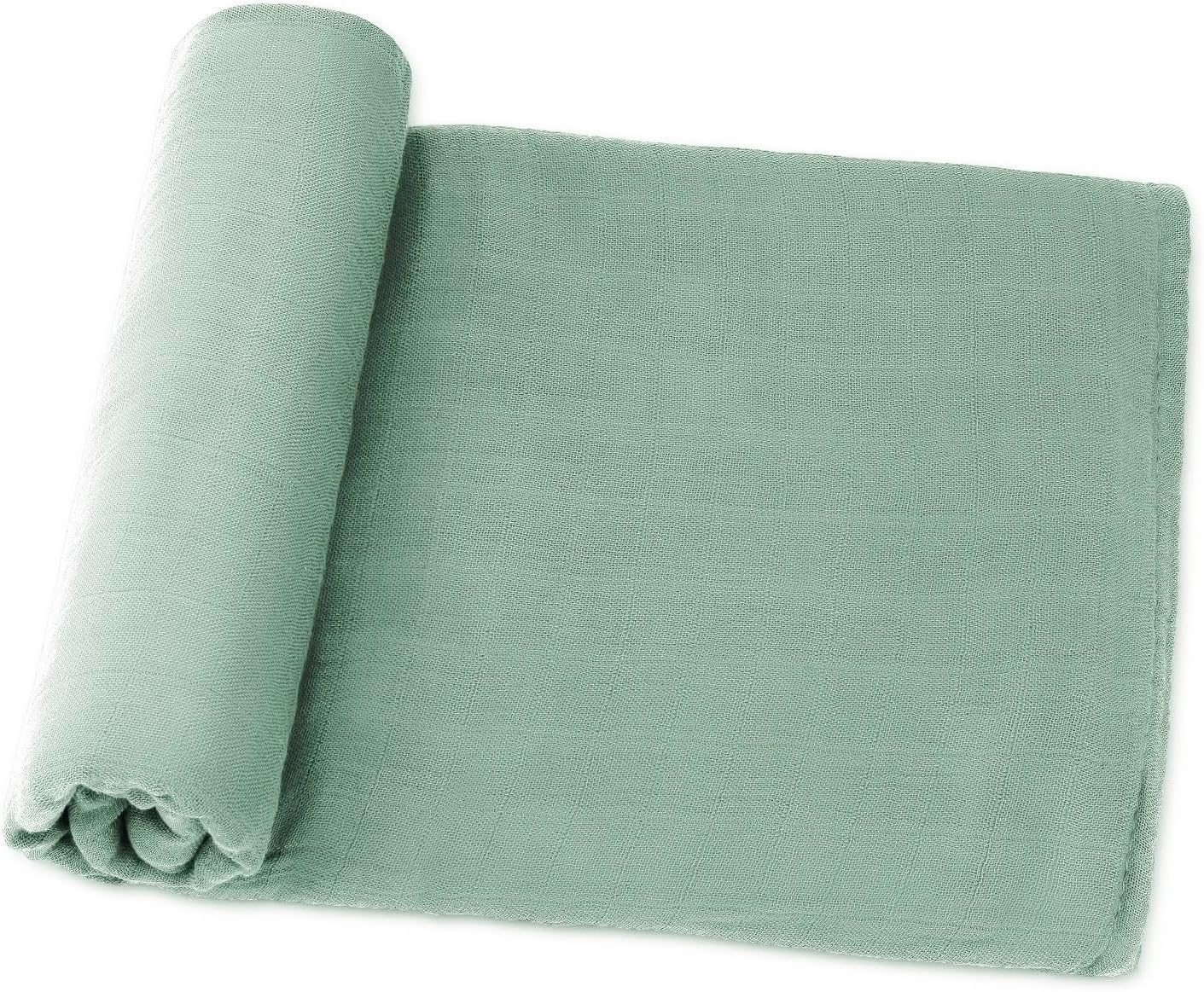 Amazon.com: Momo Bebe Muslin Baby Swaddle Blankets - 4 Pack Large 47x47 ...