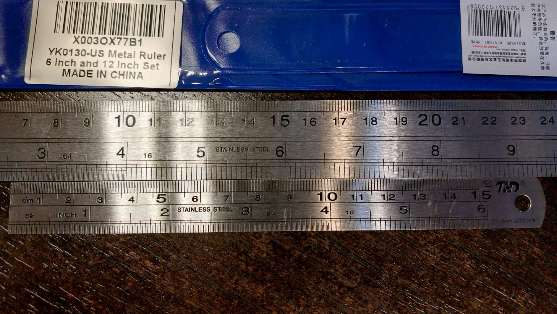 $1/mo - Finance YouOKLight Metal Ruler Set,6 inch Ruler and 12 inch ...